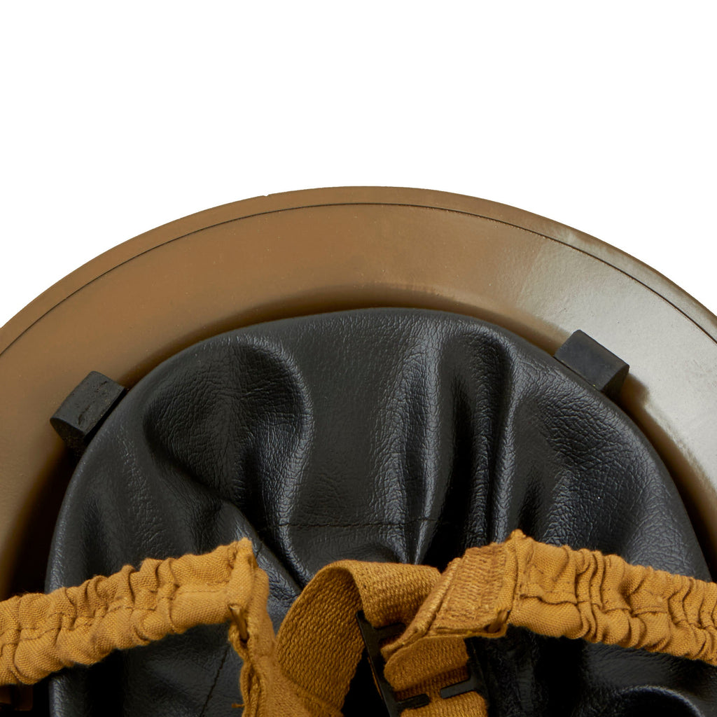 British WWII Mk II Steel Brodie Helmet with Liner and Spring Chinstrap ...