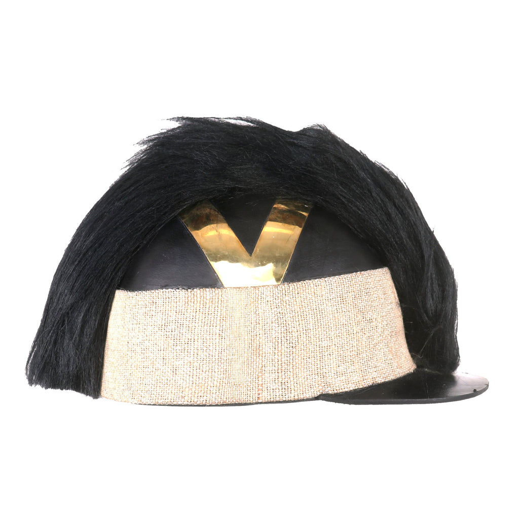 British American Revolutionary War Era Leather Tarleton Cap Helmet wit ...