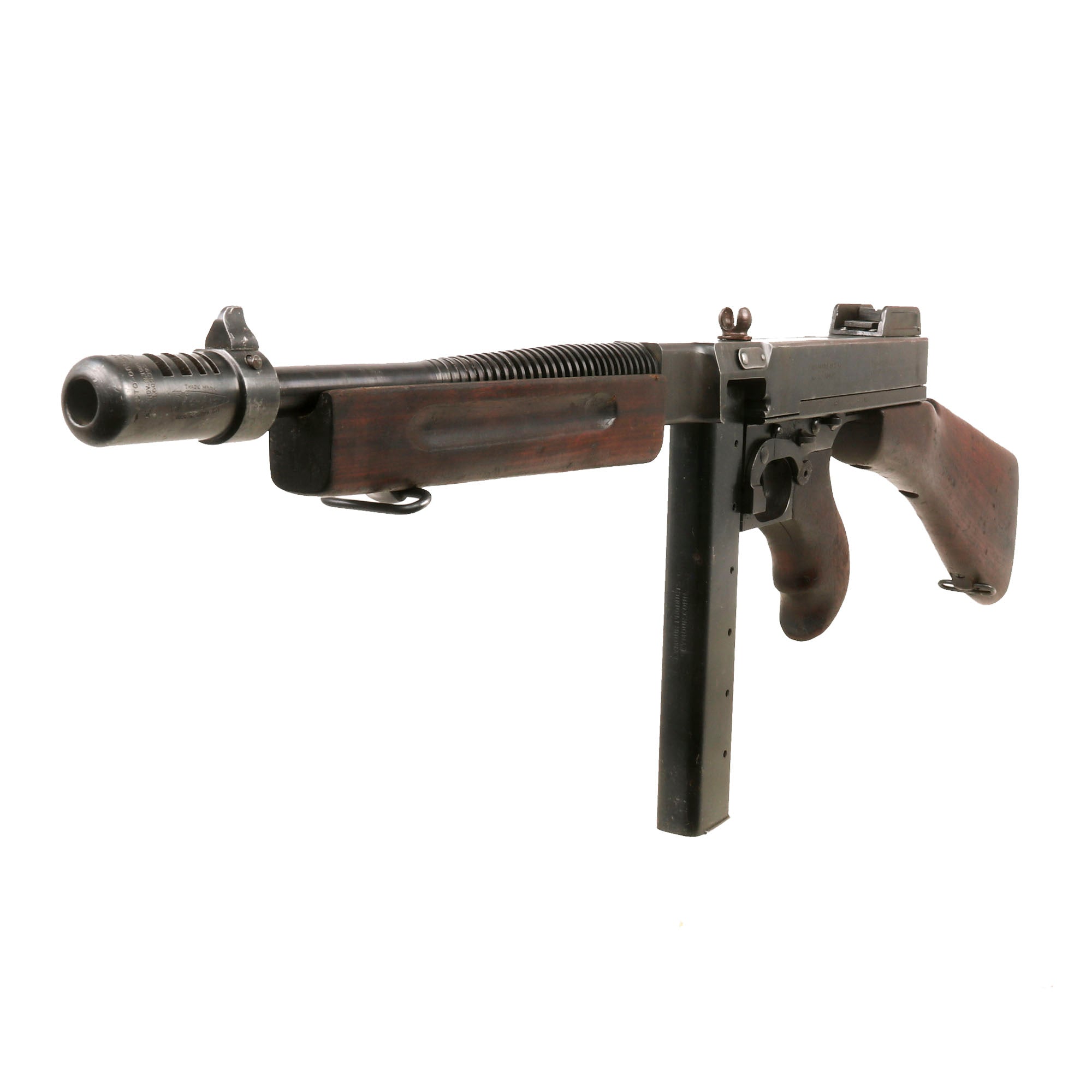 Original U.S. WWII Thompson M1928A1 Display Submachine Gun Serial No ...