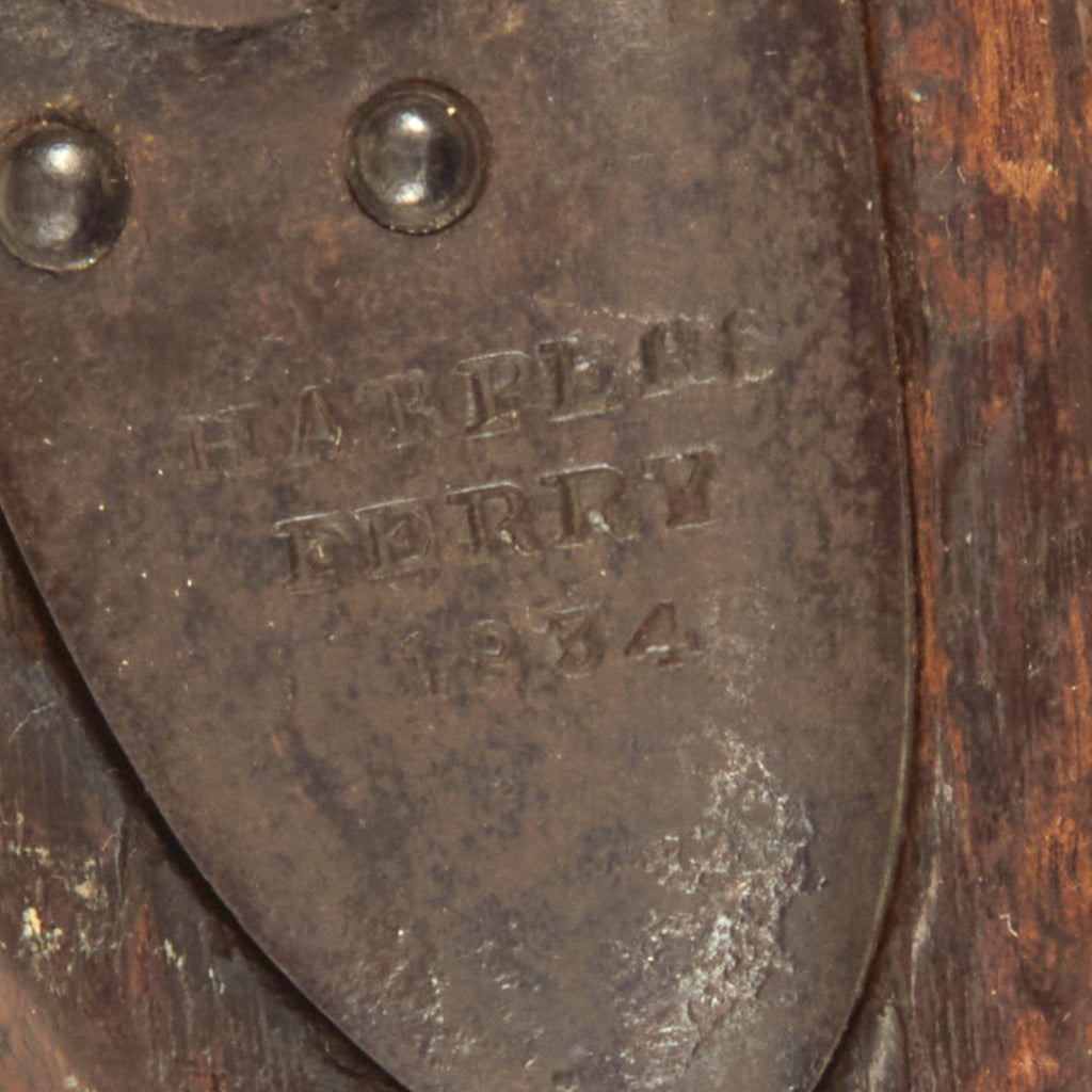 Original U.S. Springfield Model 1822 Cut-Down Flintlock Musket by Harp ...