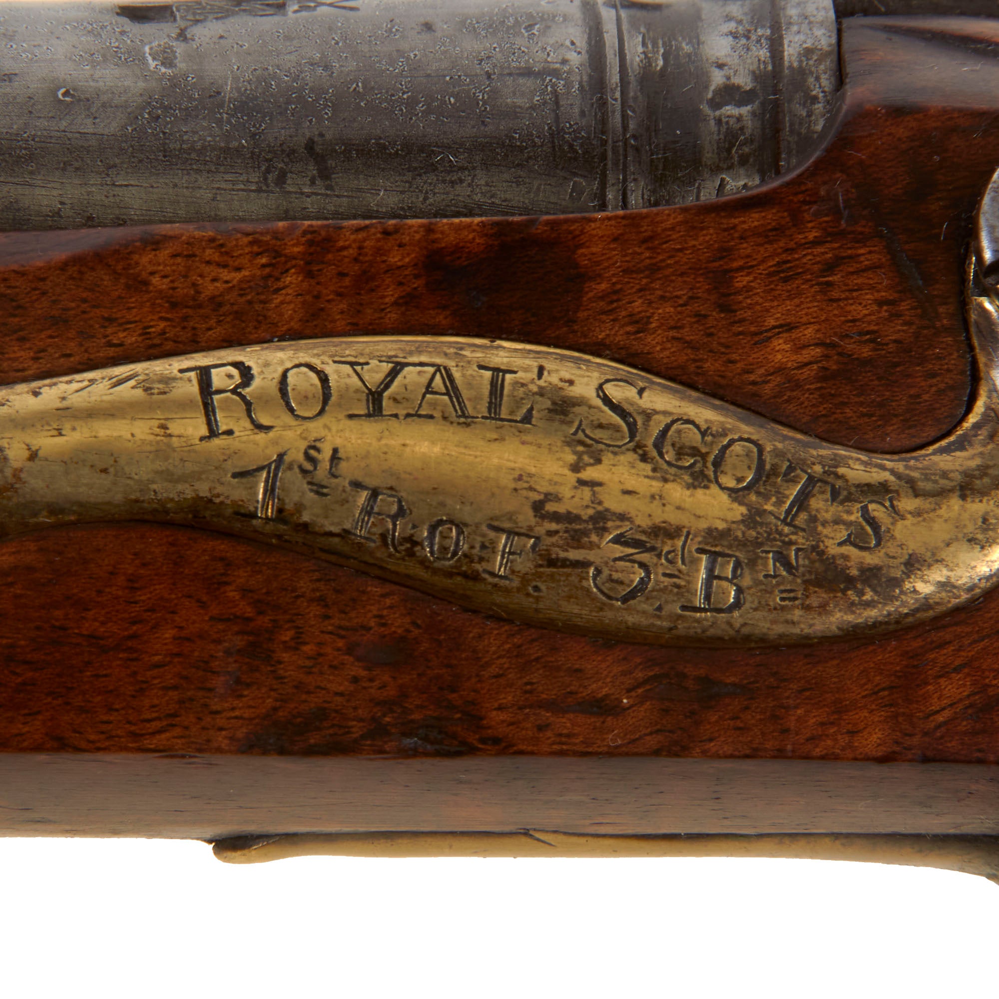 Original British Napoleonic P-1796 Third Model Brown Bess Flintlock Mu ...