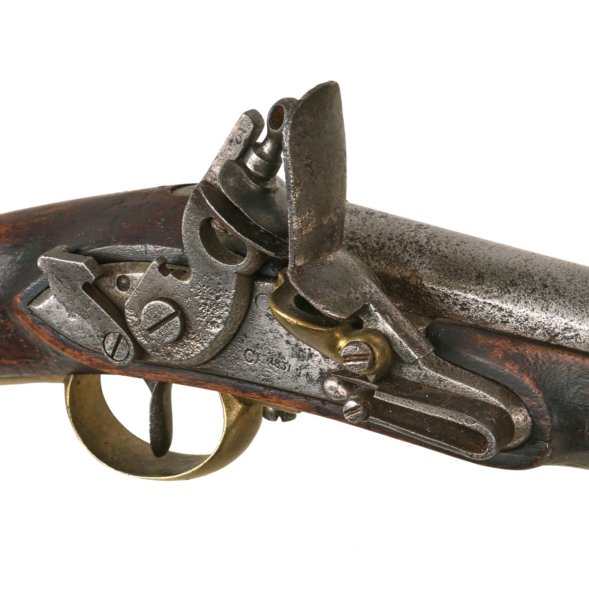 Original 19th Century German - Scandinavian Flintlock Saddle Ring Carb ...