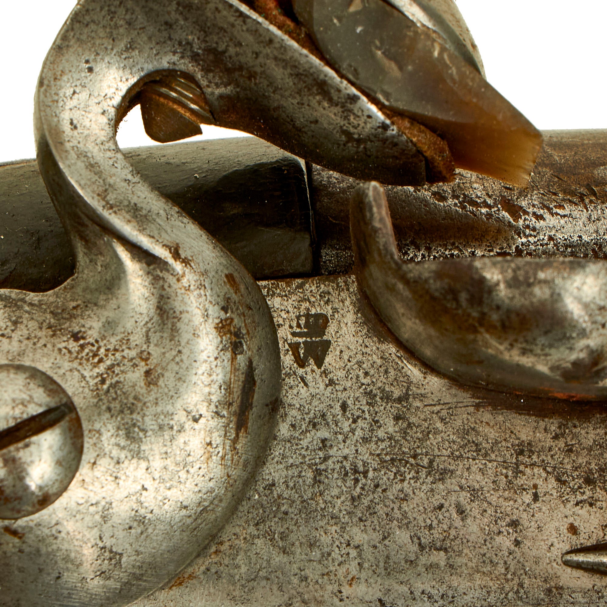 Original Dutch Napoleonic Flintlock Naval Pistol marked to Ship Willem ...