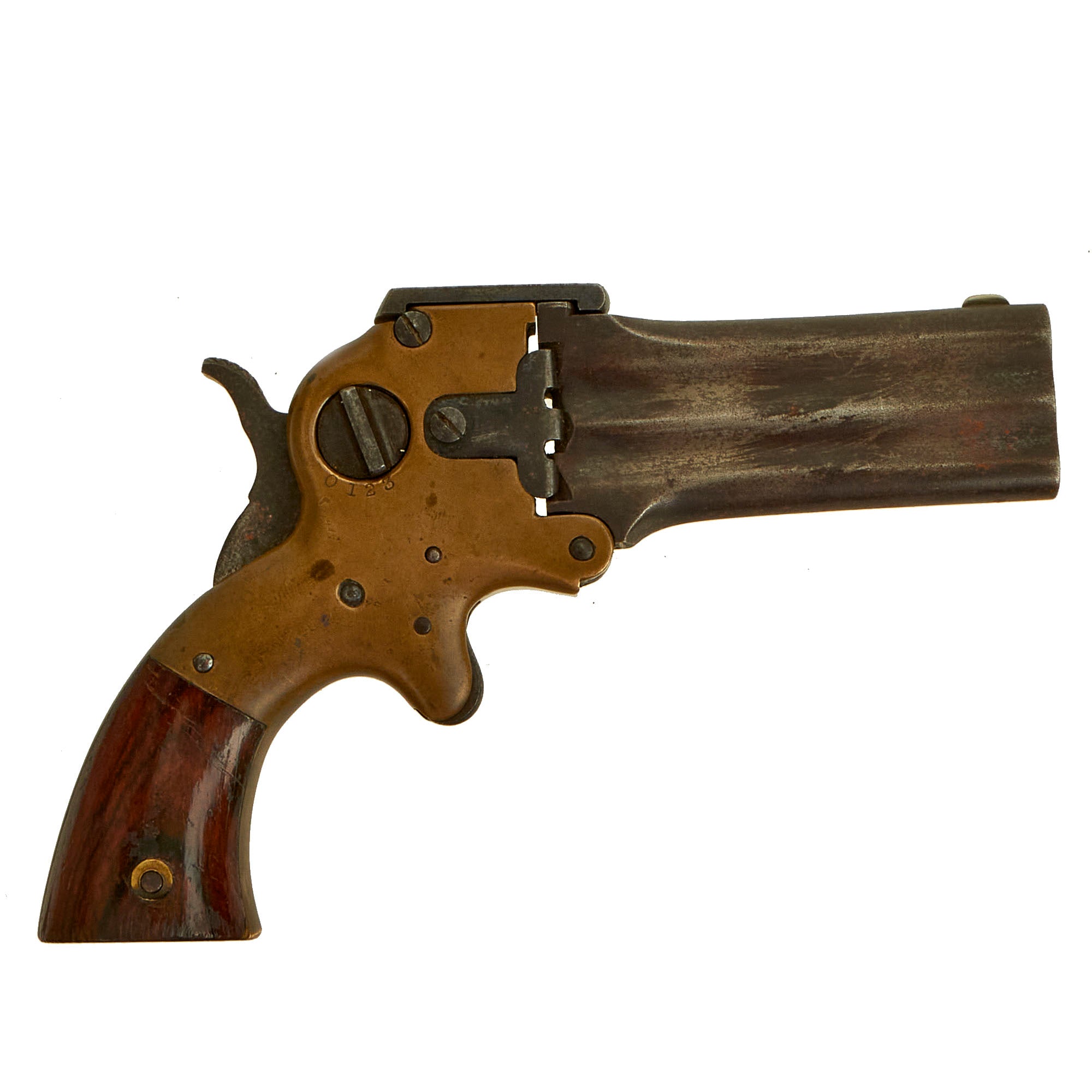 Original U.S. Civil War Marston 3-Barreled Derringer Pistol Serial 259 ...
