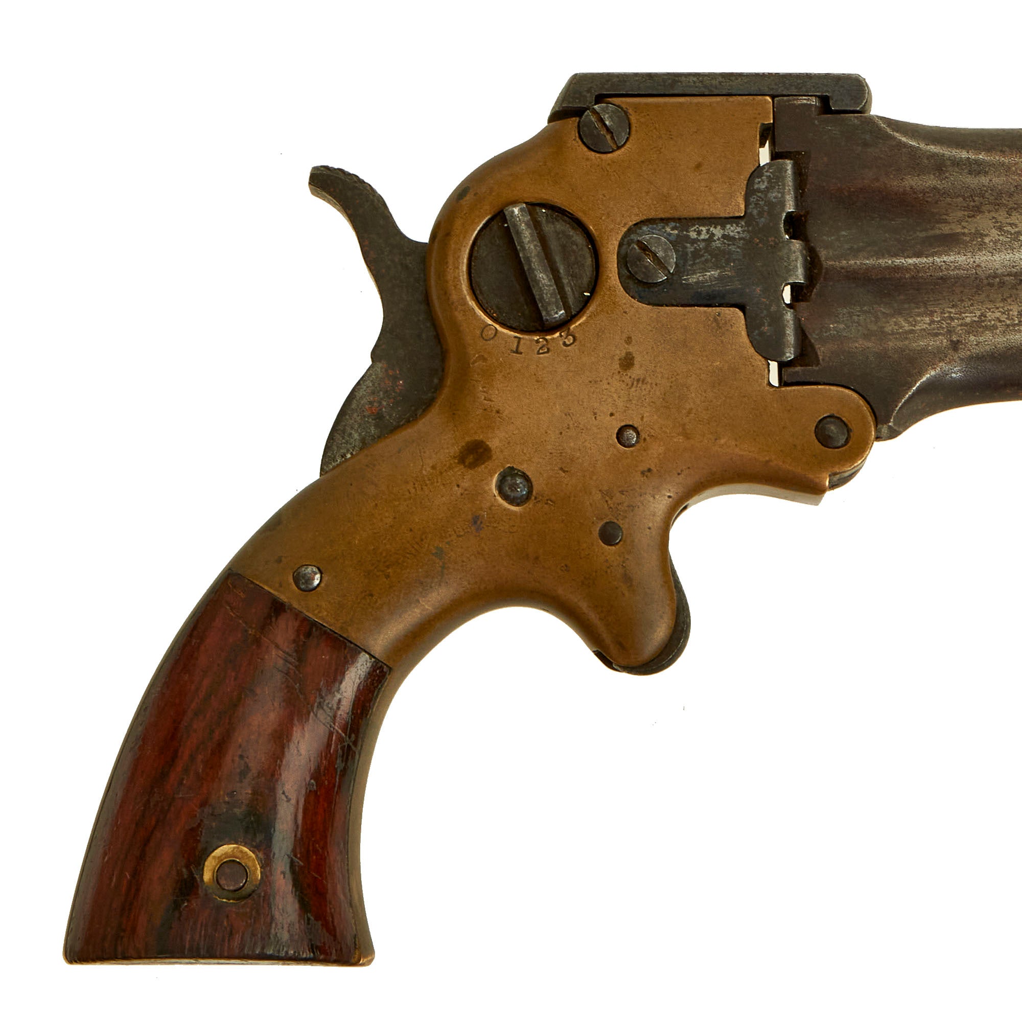 Original U.S. Civil War Marston 3-Barreled Derringer Pistol Serial 259 ...