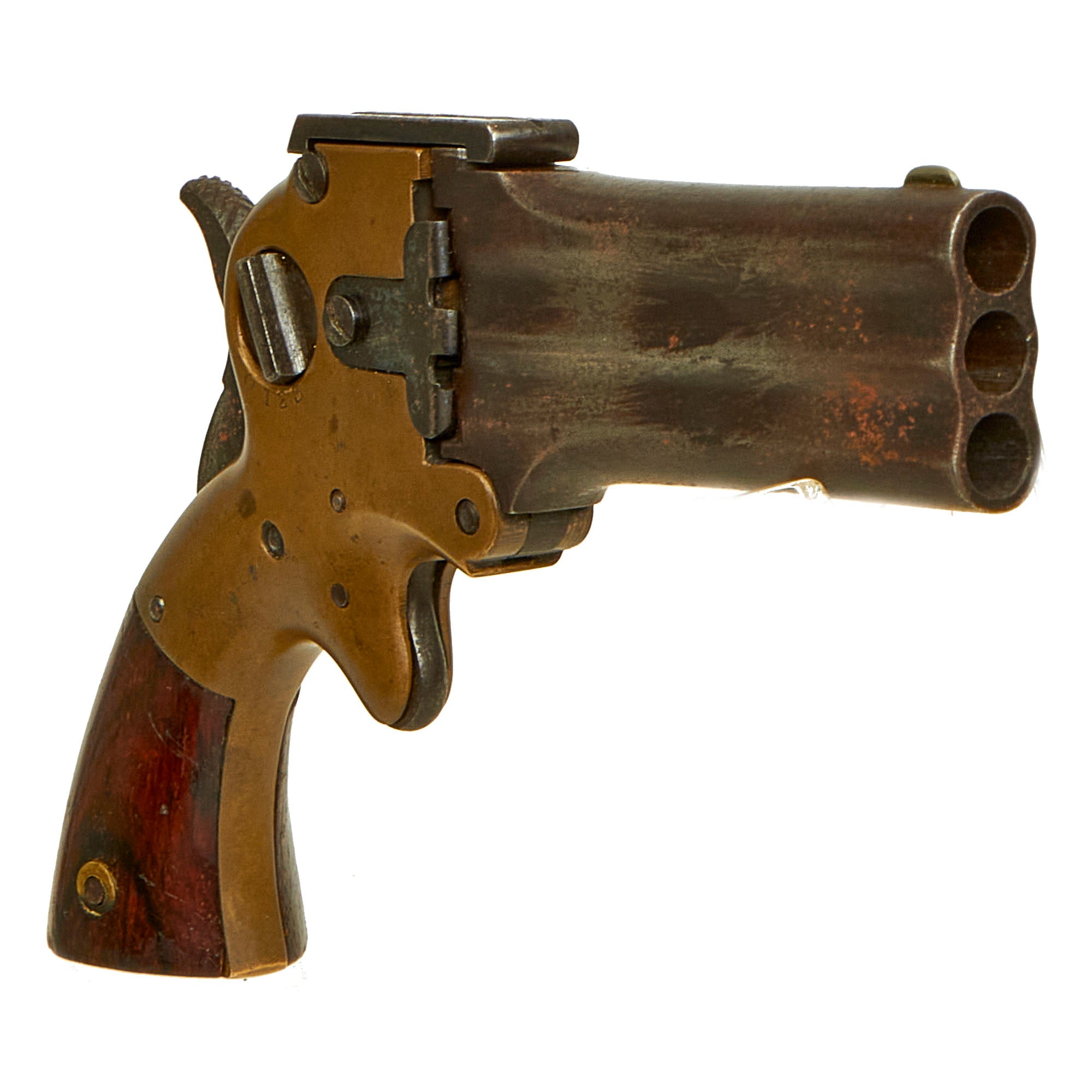Original U.S. Civil War Marston 3-Barreled Derringer Pistol Serial 259 ...