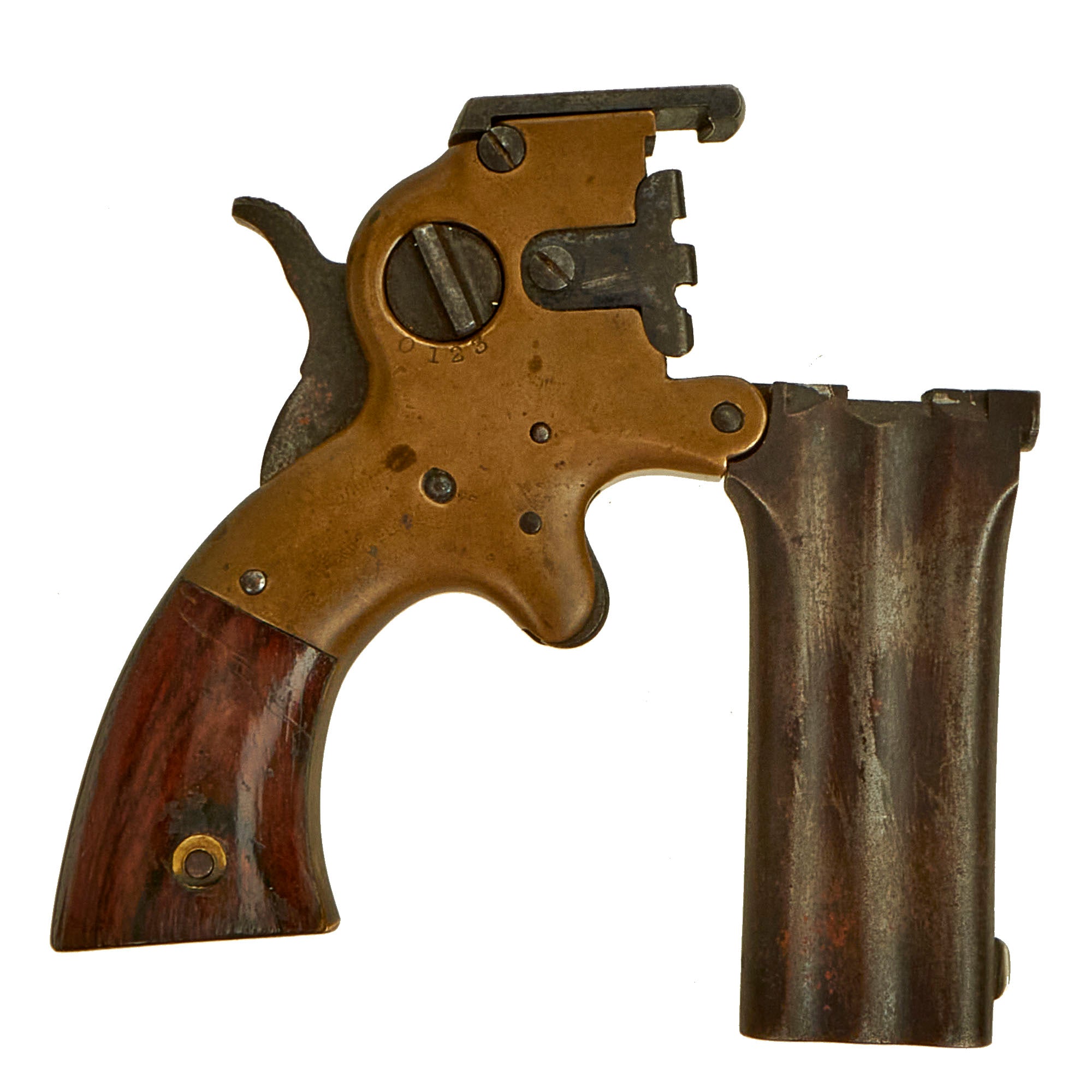 Original U.S. Civil War Marston 3-Barreled Derringer Pistol Serial 259 ...