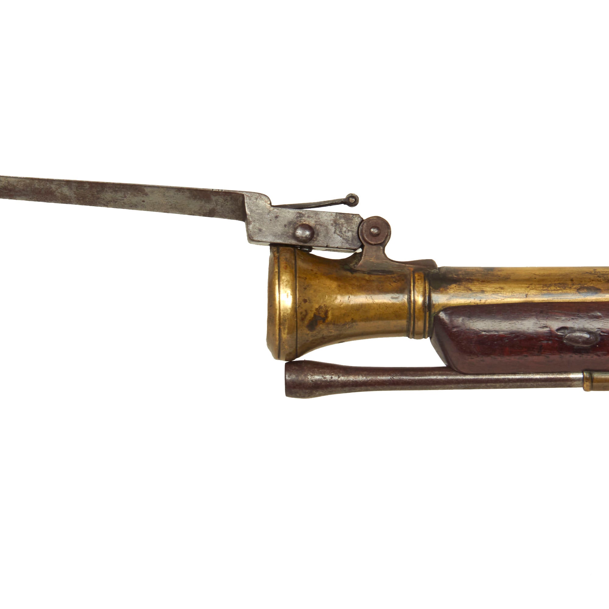 Original British Brass Barrel Flintlock Coaching Blunderbuss by Henry ...