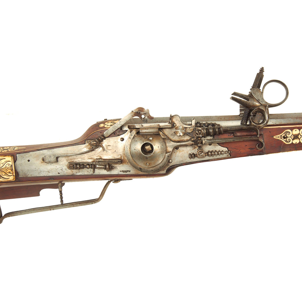Original Circa 1580 German Combination Wheellock Matchlock Gun with En ...