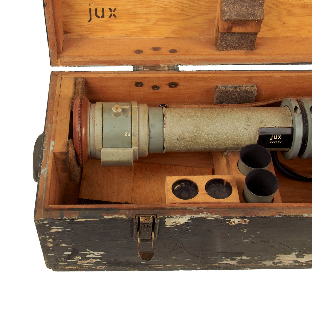 Original German WWII Kriegsmarine 7.7× 0.7m Stereoscopic Rangefinder b ...