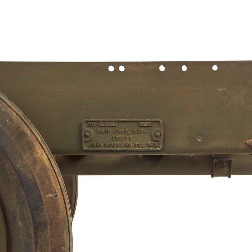Original U.S. WWII 1943 Dated M3A4 Utility Hand Cart by John Wood Manu ...