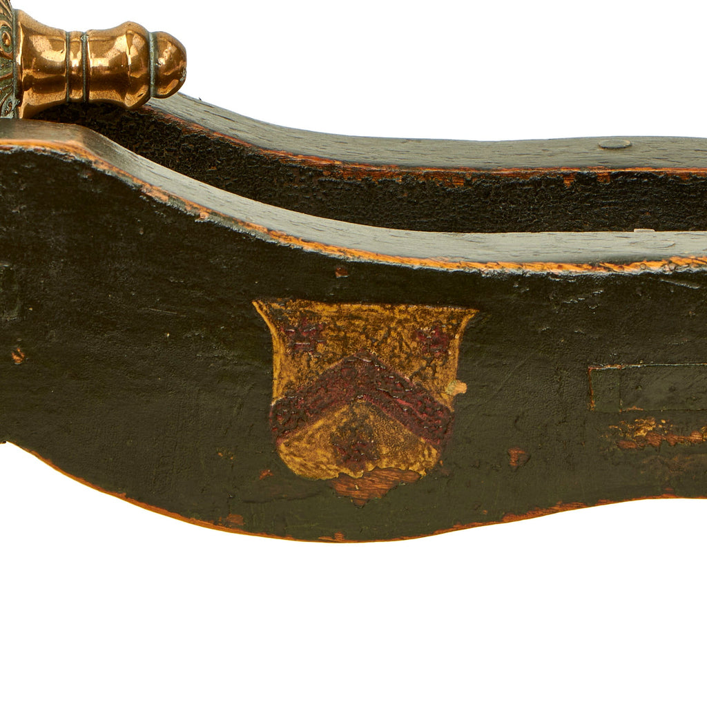 Original Exquisite 17th century Dutch Bronze Signal Cannon on Ornately ...