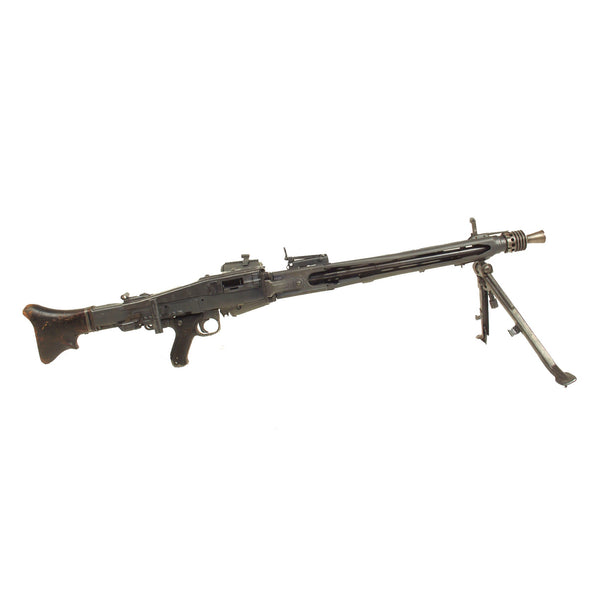 Original German WWII MG 42 Display Machine Gun with Basket Belt Carrie ...