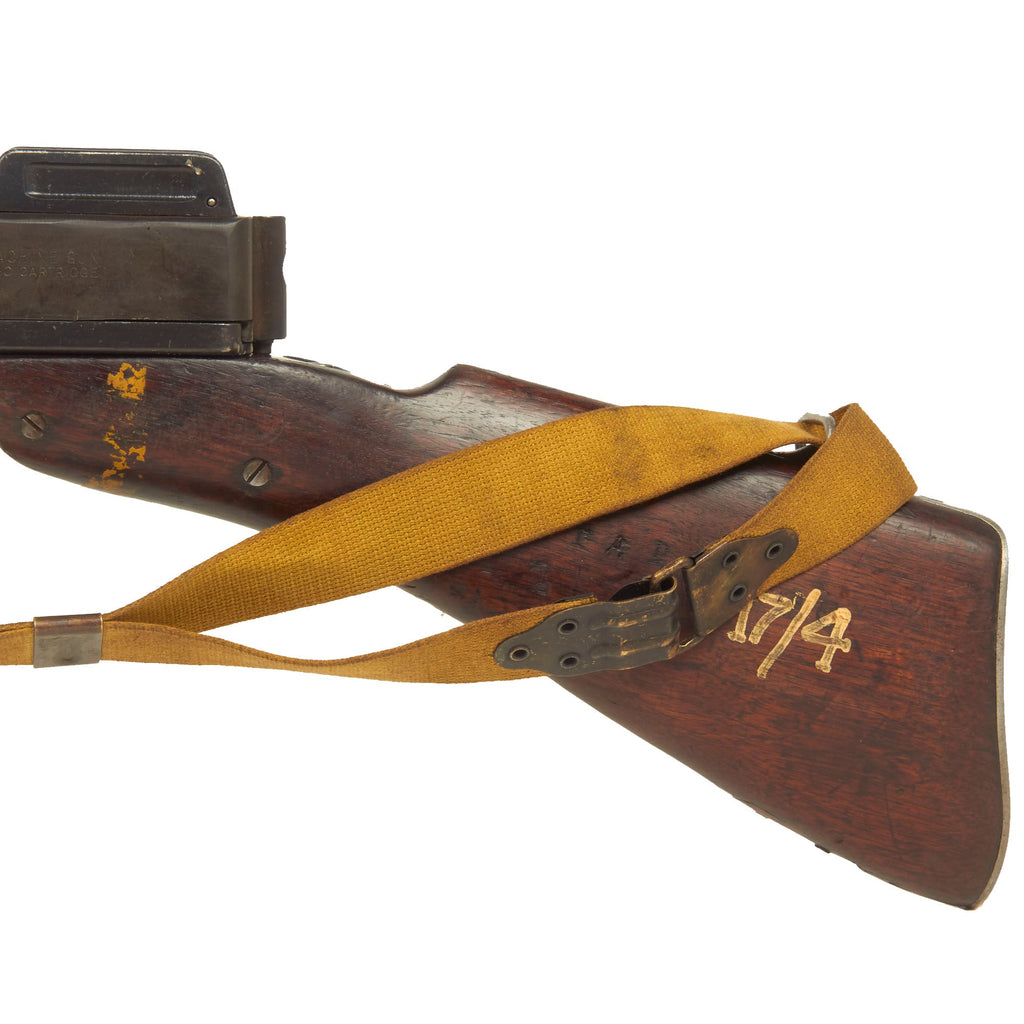 Original U.S. WWII British Issue Thompson M1928A1 Display Submachine G ...