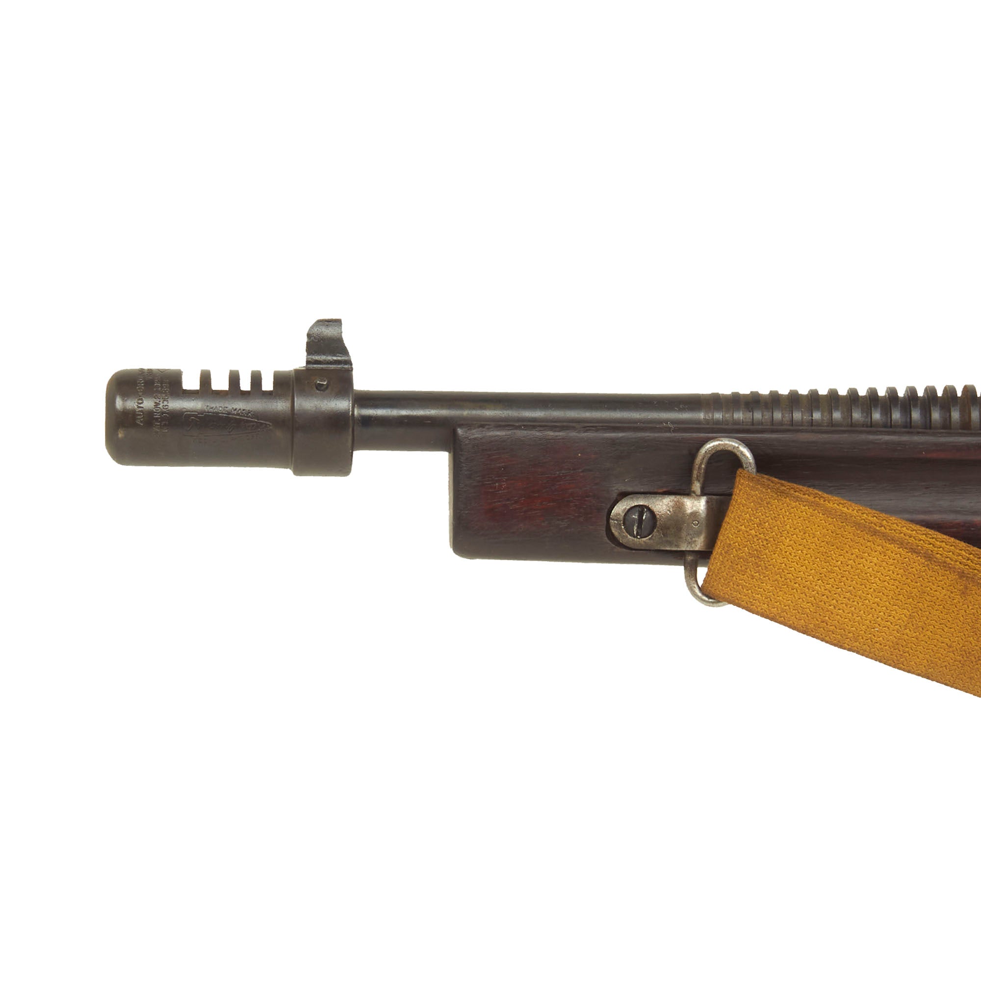 Original U.S. WWII British Issue Thompson M1928A1 Display Submachine G ...
