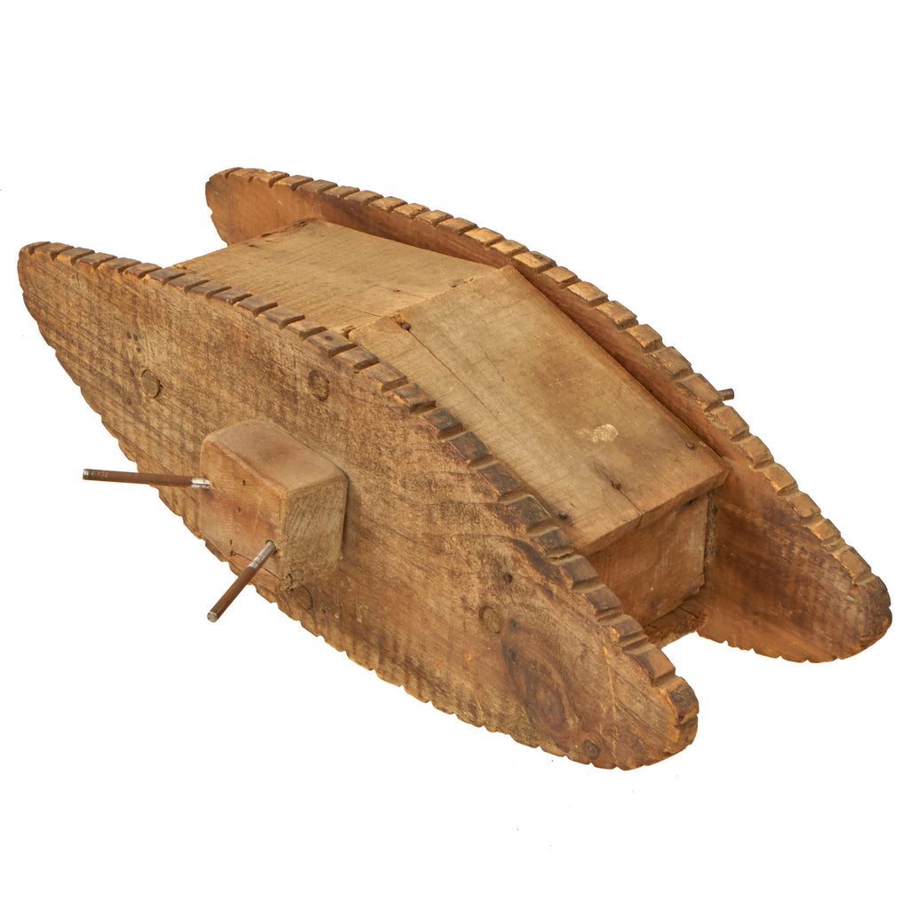 Original U.S. WWI Large Wood Mark V Tank Folk Art Made from Wooden Cho ...