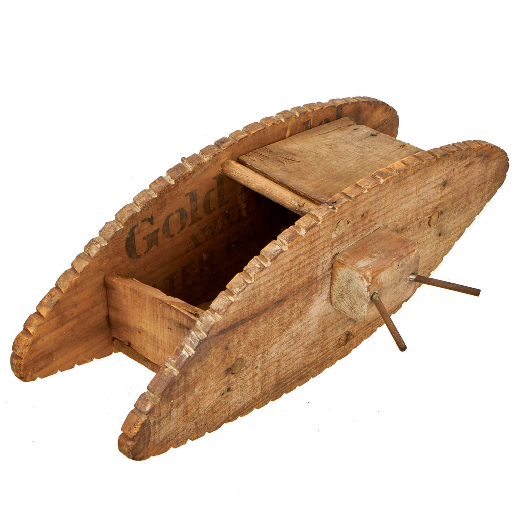 Original U.S. WWI Large Wood Mark V Tank Folk Art Made from Wooden Cho ...