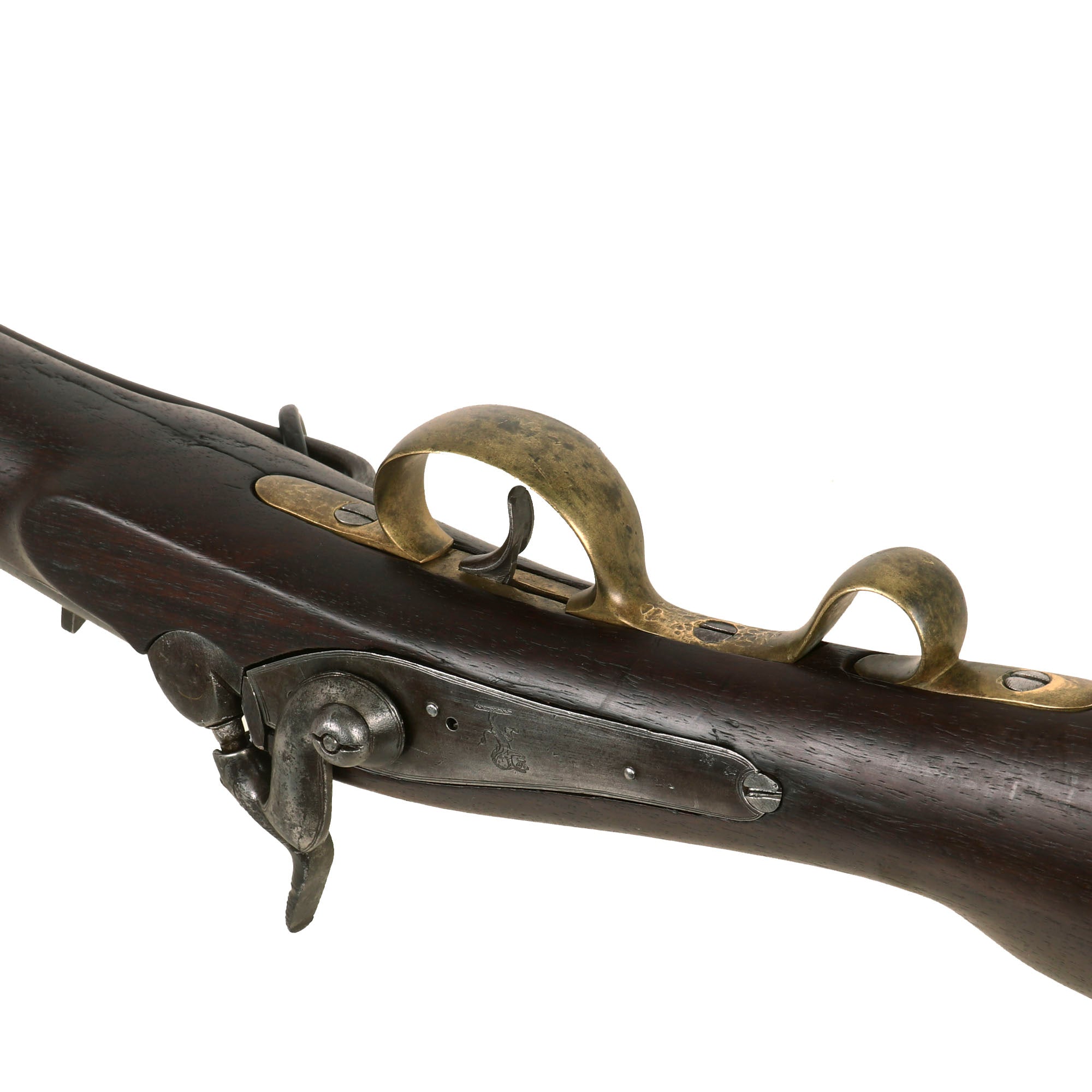 Original Victorian British East India Company Early Saddle Ring Percus ...