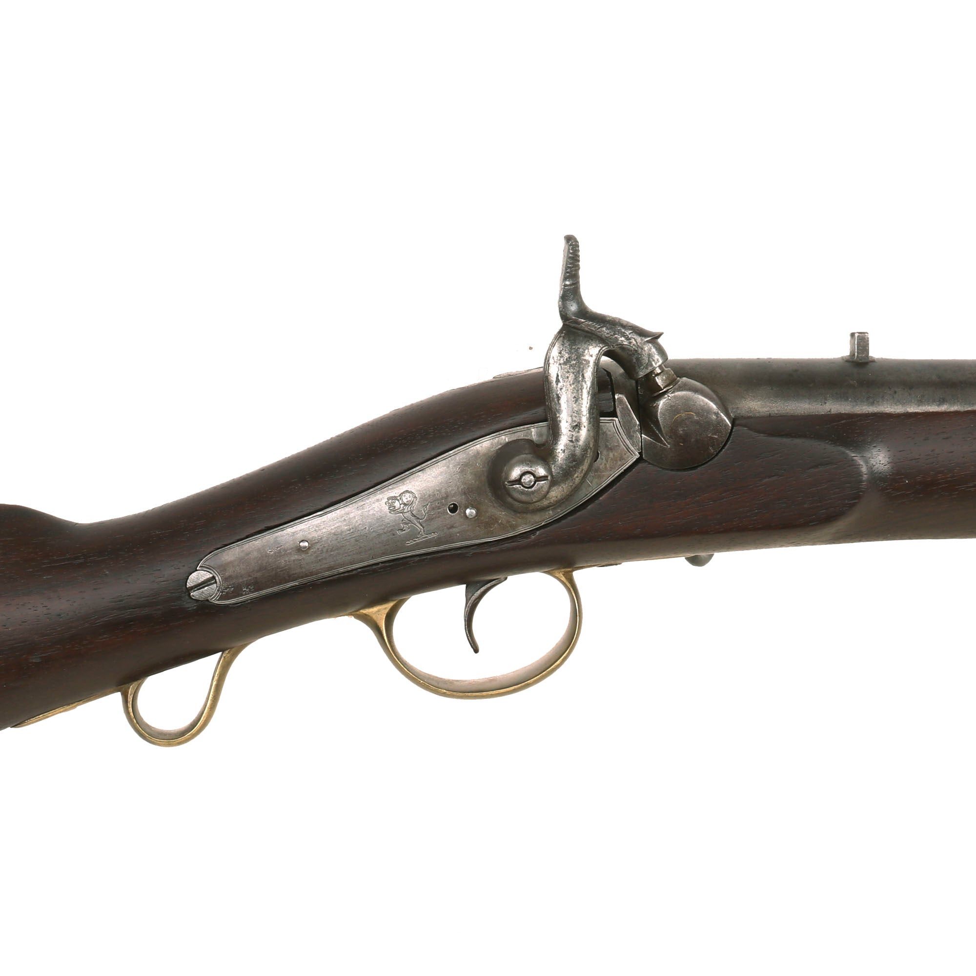 Original Victorian British East India Company Early Saddle Ring Percus ...