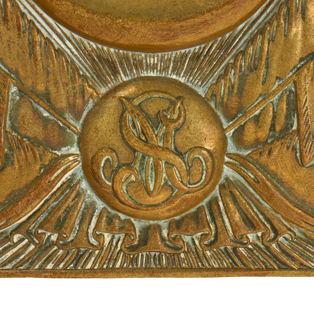 Original Ottoman Egyptian-Ethiopian War Era Helmet Plate of Ismail the ...