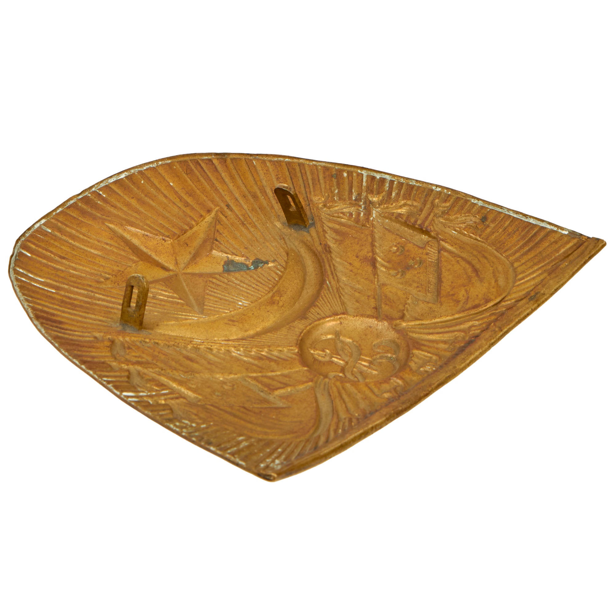 Original Ottoman Egyptian-Ethiopian War Era Helmet Plate of Ismail the ...