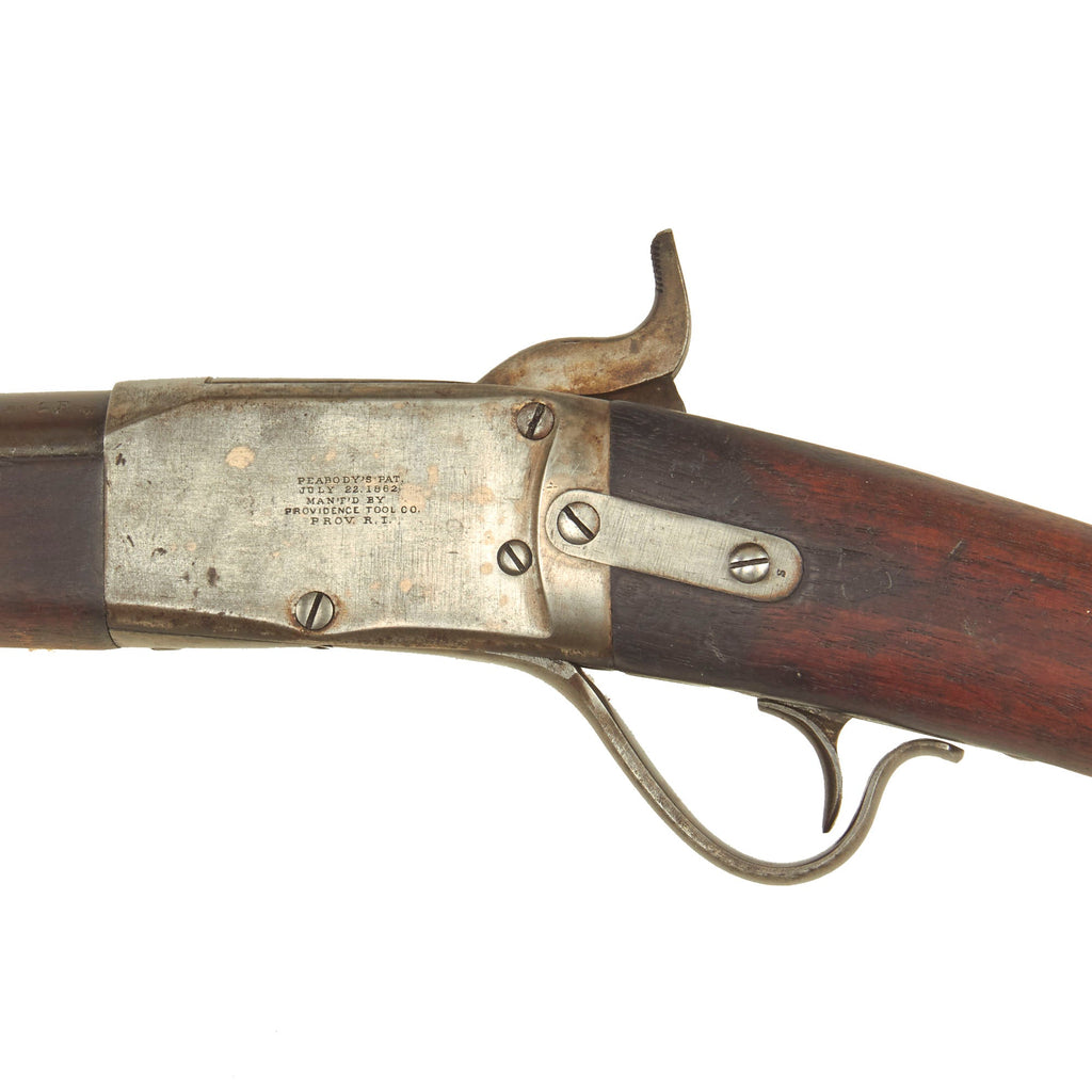 Original U.S. 1862 Patent Peabody Rifle in .45-70 Govt. Issued to Conn ...