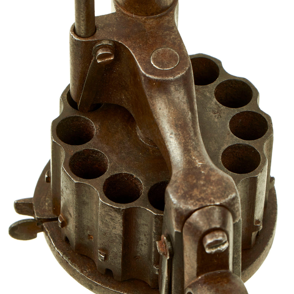 Original U.S. Civil War Era British 9mm Pinfire 12 Round Cylinder Revo ...