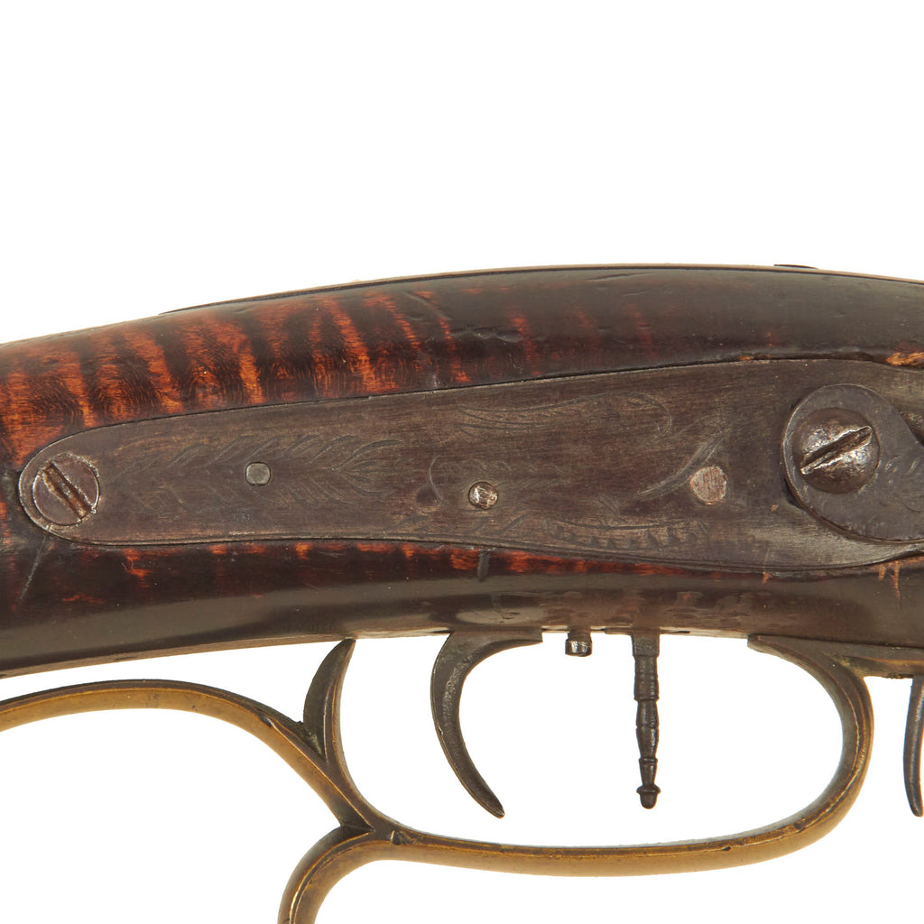 Original U.S. Pennsylvania Swivel Breech Double Barrel Percussion Rifl ...