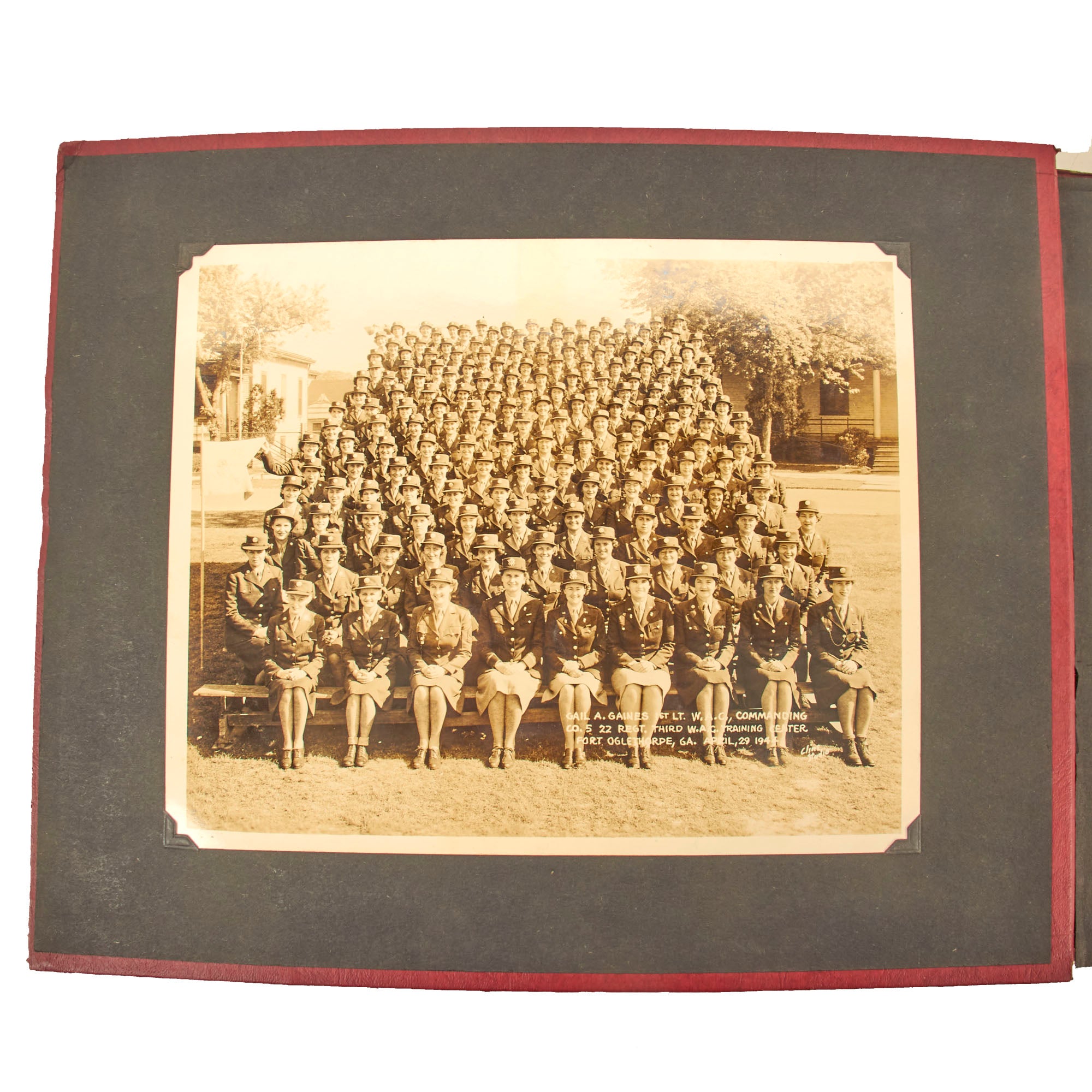 Original U.S. WWII Women's Army Corps WAC Named Uniform and Photo Albu ...
