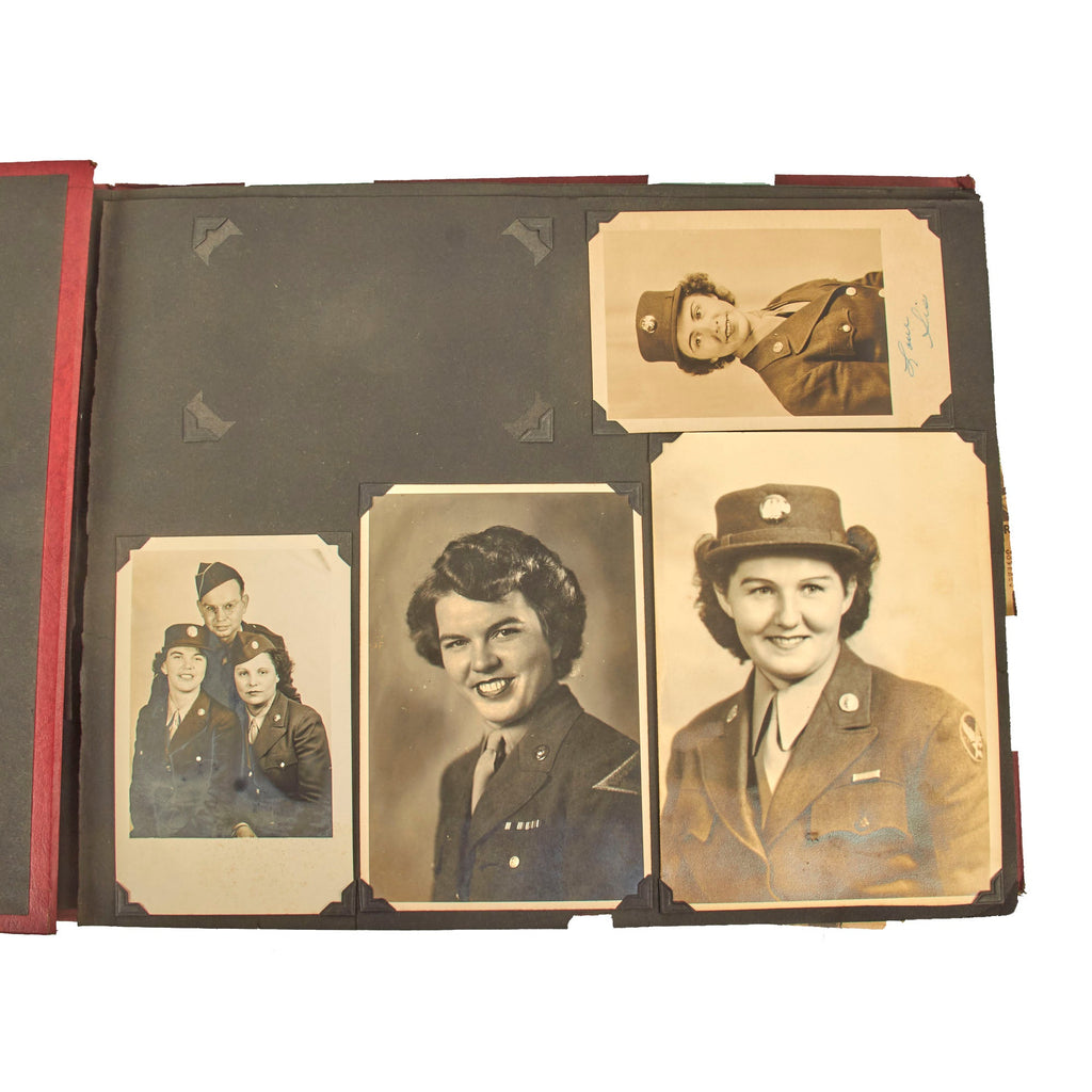 Original U.S. WWII Women's Army Corps WAC Named Uniform and Photo Albu ...