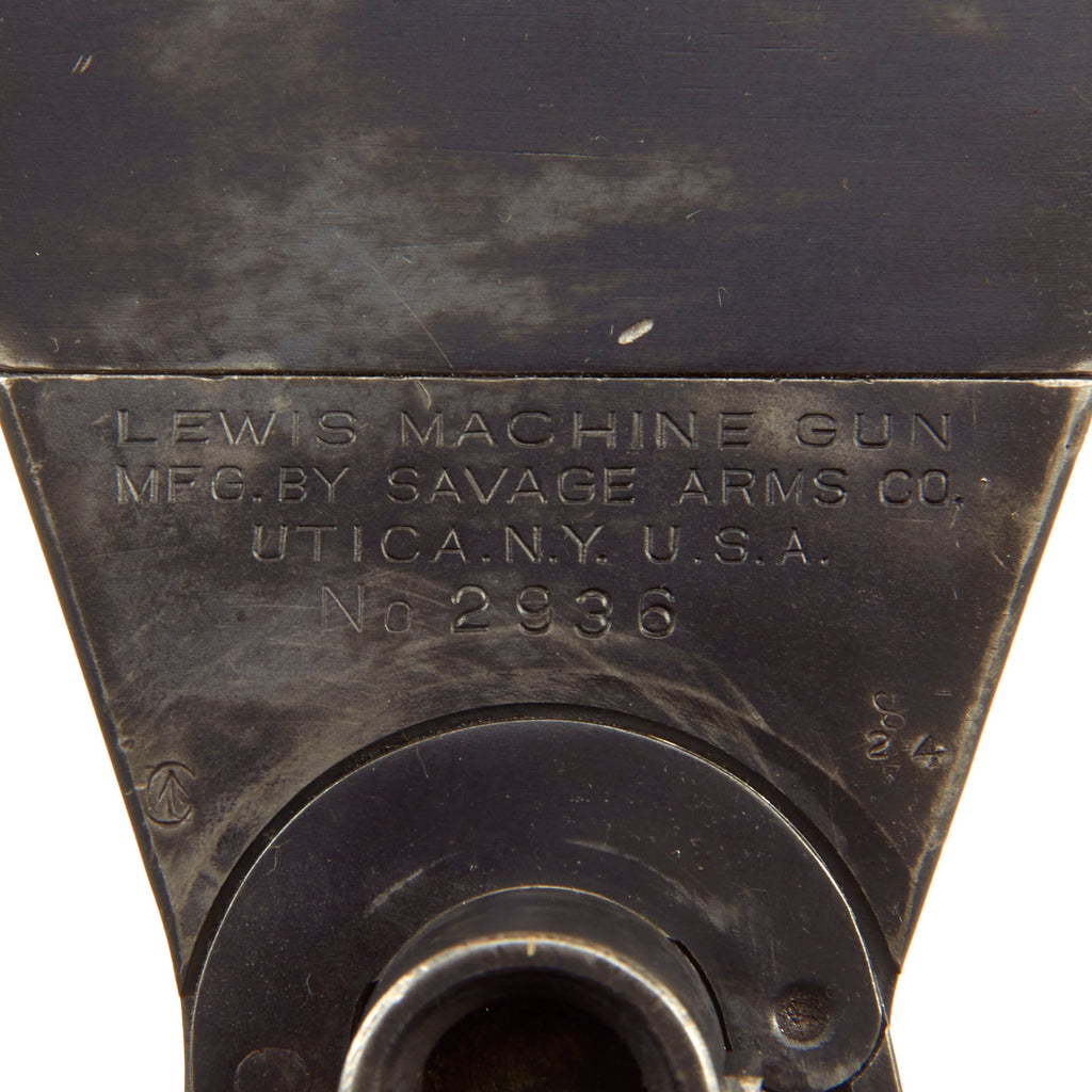 Original British WWI U.S. Made Savage .303 Lewis Gun Display Light Mac ...