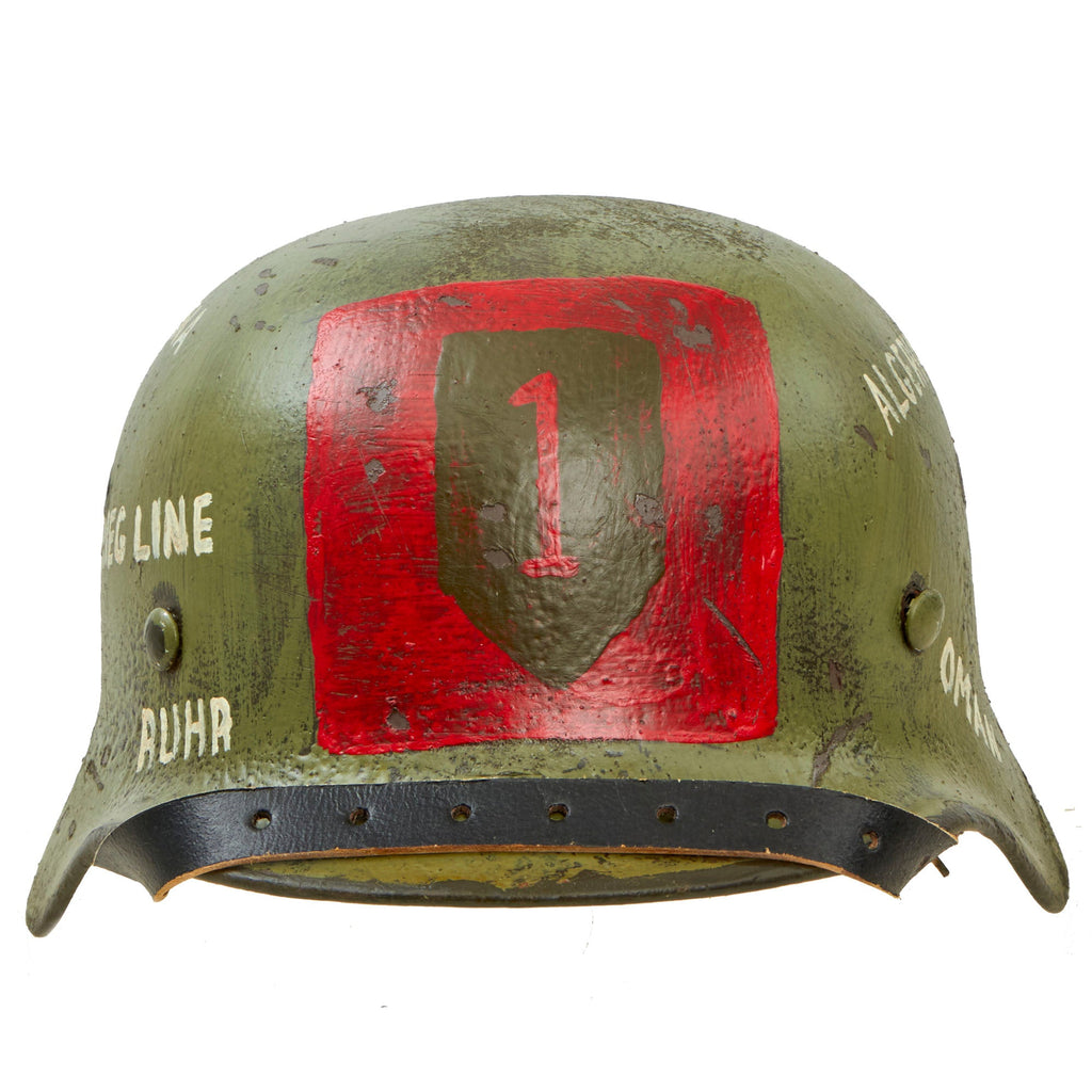 Original German WWII M40 Refurbished 1st Infantry Division "The Big Re ...