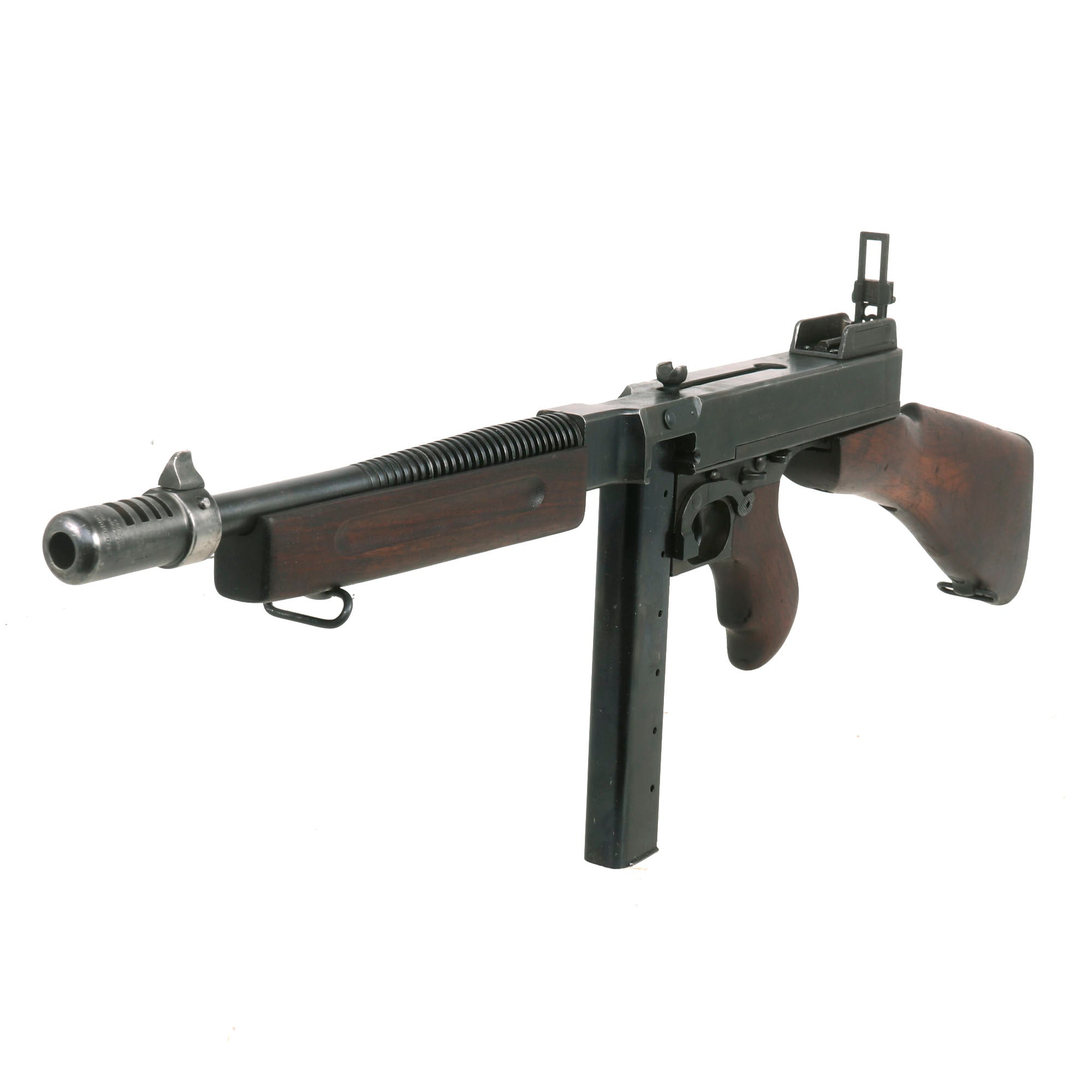 Original U.S. WWII Thompson M1928A1 Display Submachine Gun Serial NO.S ...