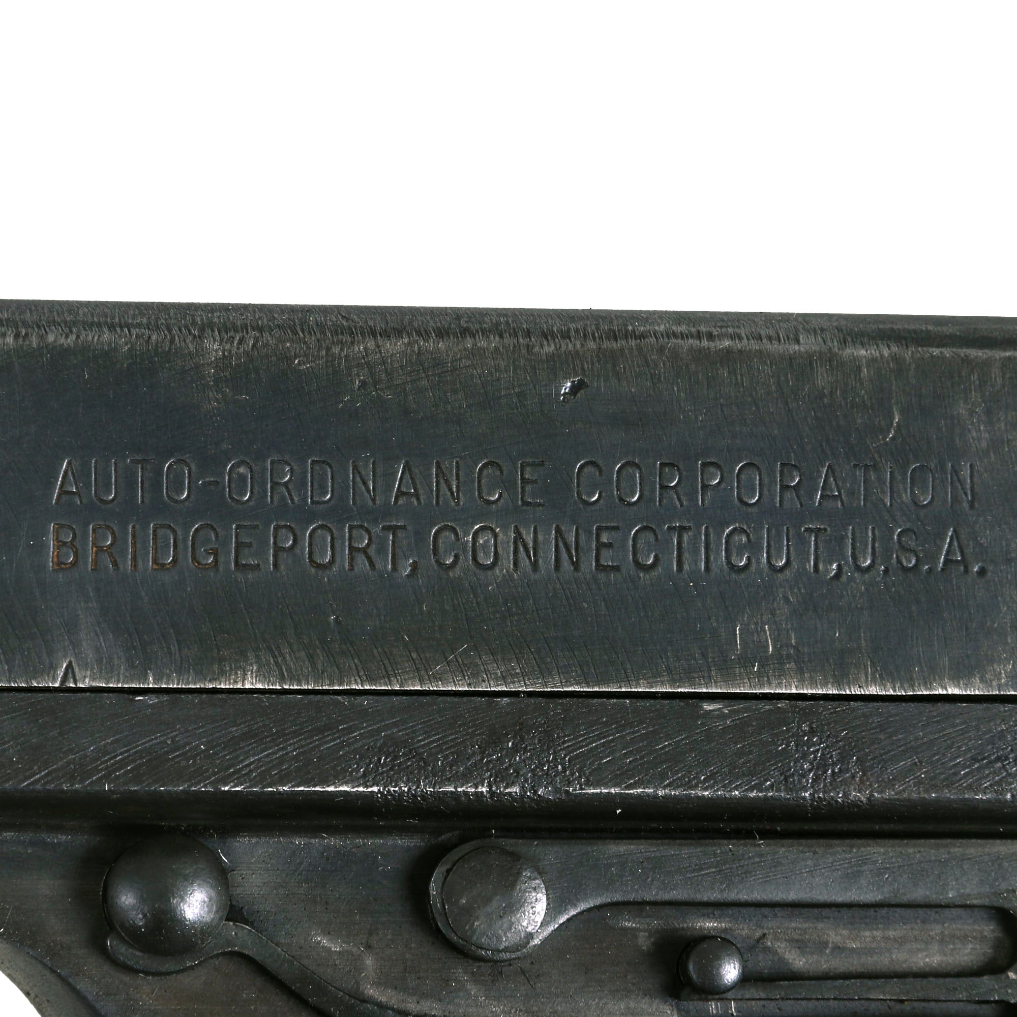 Original U.S. WWII Thompson M1928A1 Display Submachine Gun Serial NO.S ...