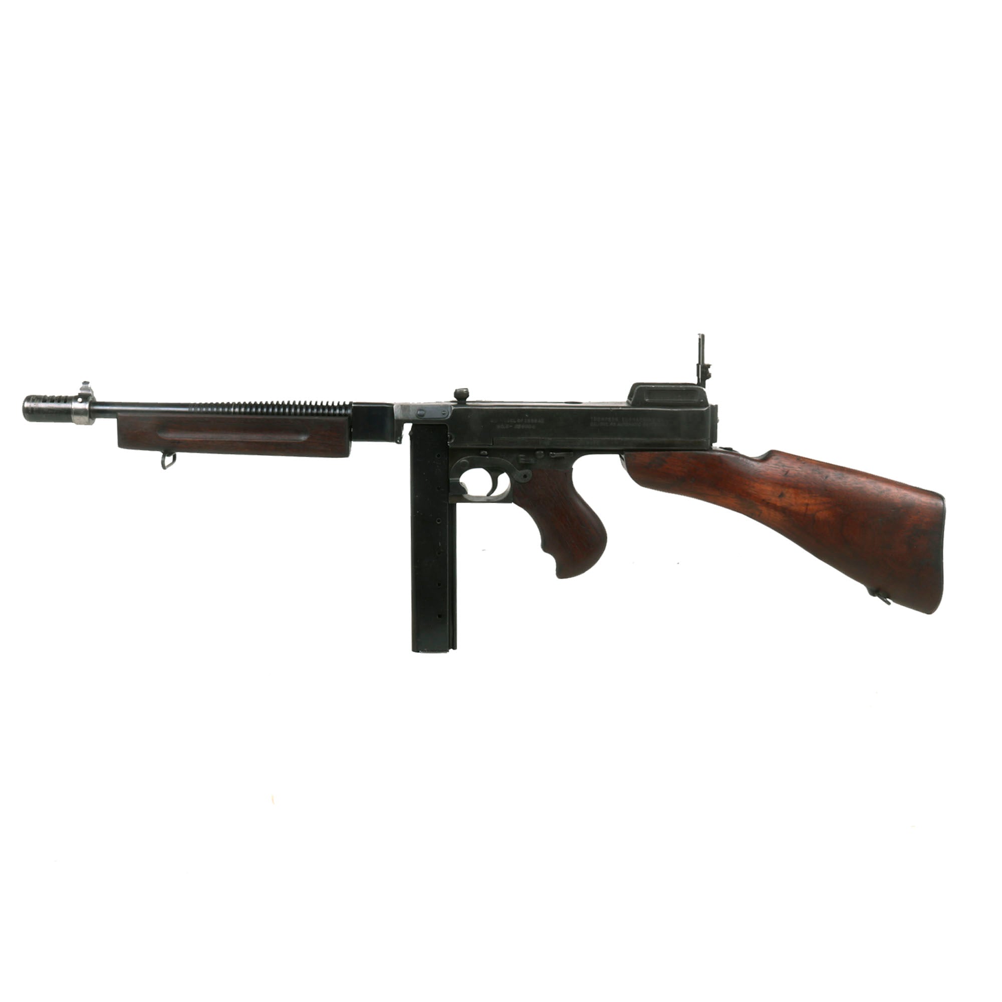Original U.S. WWII Thompson M1928A1 Display Submachine Gun Serial NO.S ...