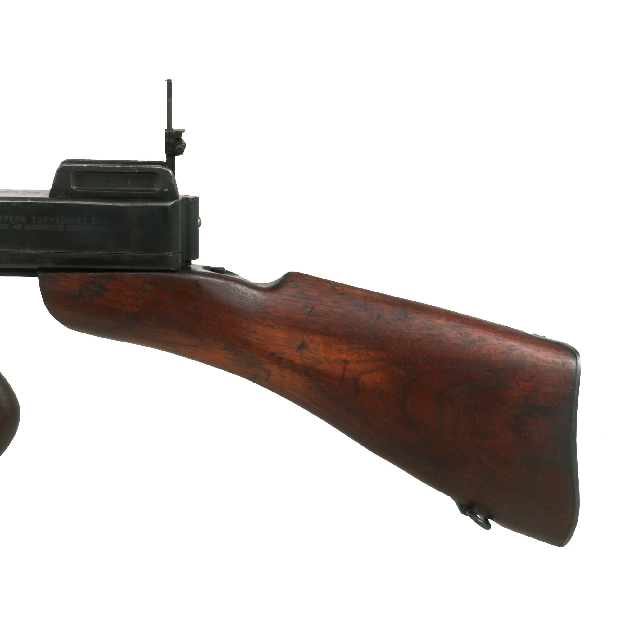 Original U.S. WWII Thompson M1928A1 Display Submachine Gun Serial NO.S ...