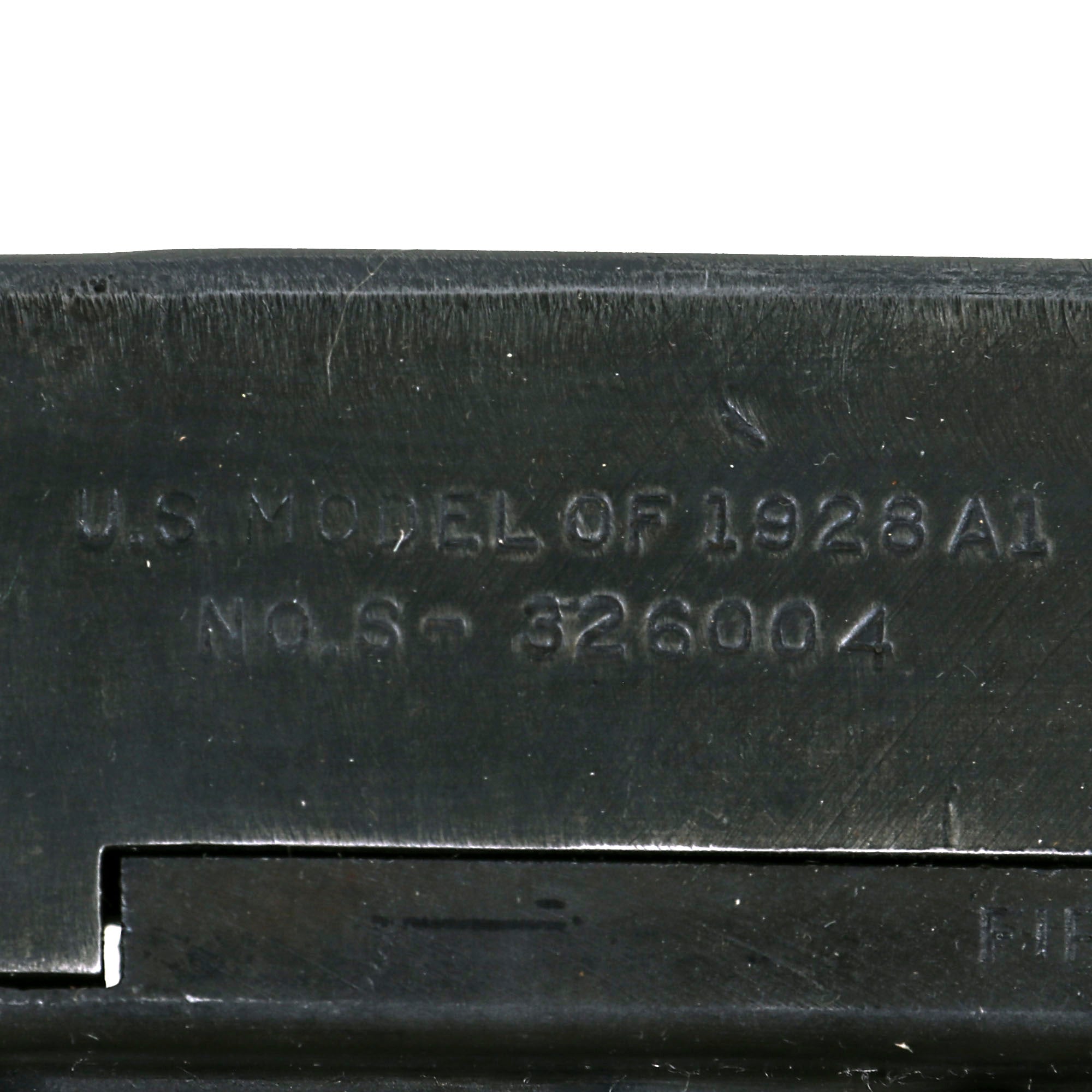 Original U.S. WWII Thompson M1928A1 Display Submachine Gun Serial NO.S ...