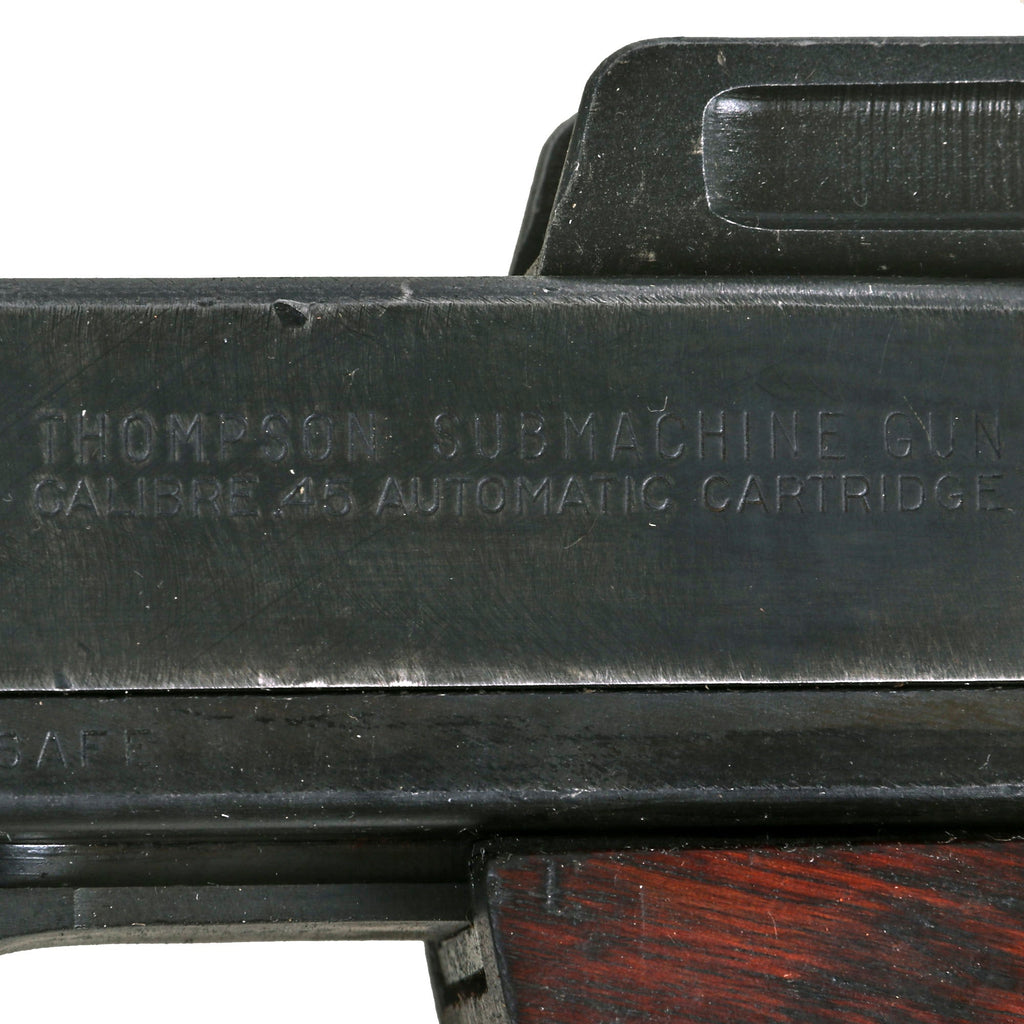 Original U.S. WWII Thompson M1928A1 Display Submachine Gun Serial NO.S ...