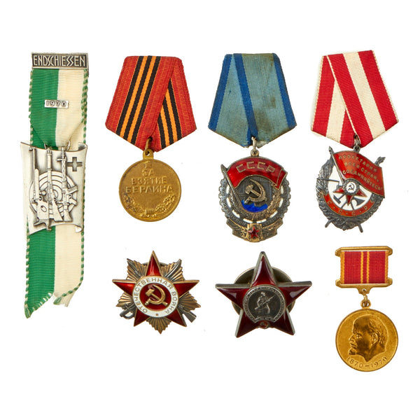 Original Soviet Union WWII to Cold War Era Awards and Decorations Lot ...