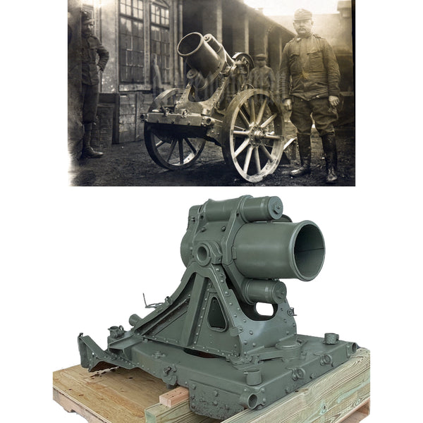 Original Imperial German WWI Inert 25cm Schwerer Minenwerfer Heavy Tre – International Military ...