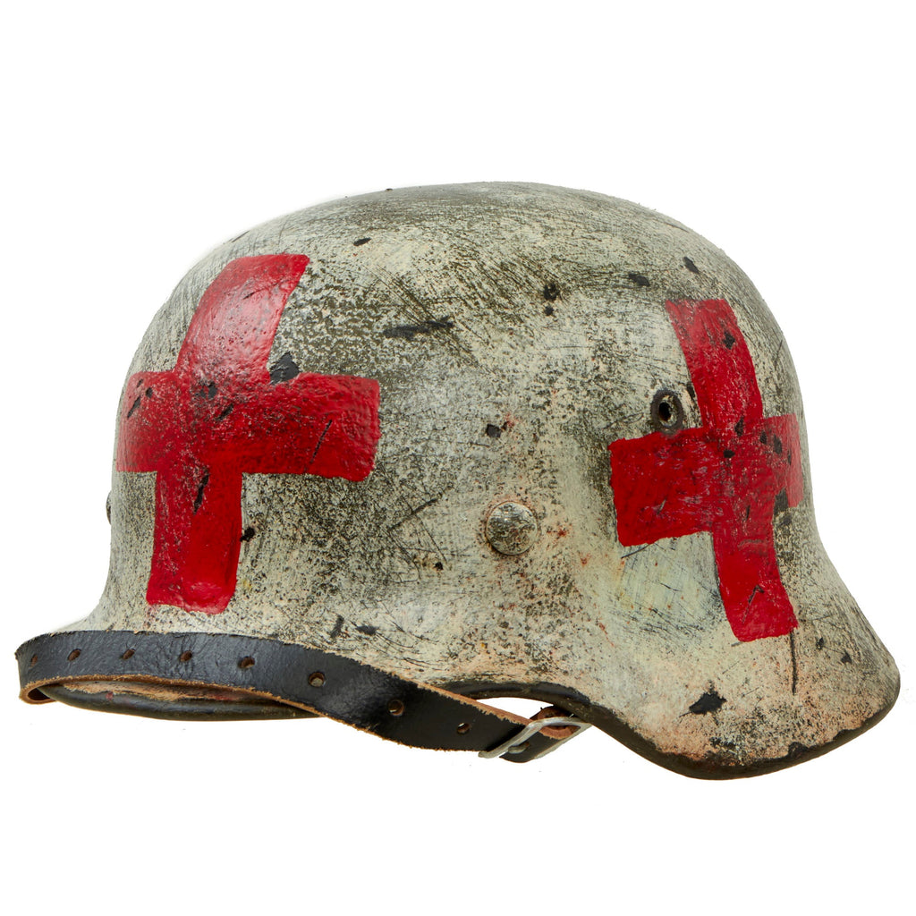 Original German WWII M40 Refurbished SS Ardennes Winter Medic Sanität ...