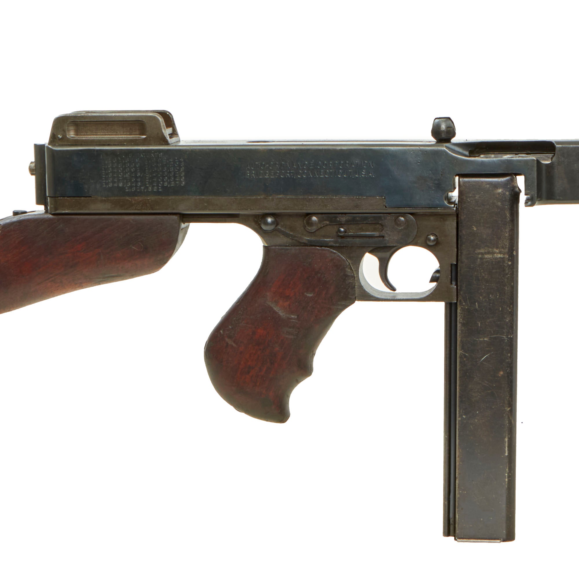 Original U.S. WWII Thompson M1928A1 Display Submachine Gun Serial NO.S ...