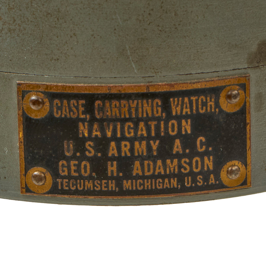 Original WWII USAAF 1943 Hamilton AN5740 G.C.T Navigator Pocket Watch ...