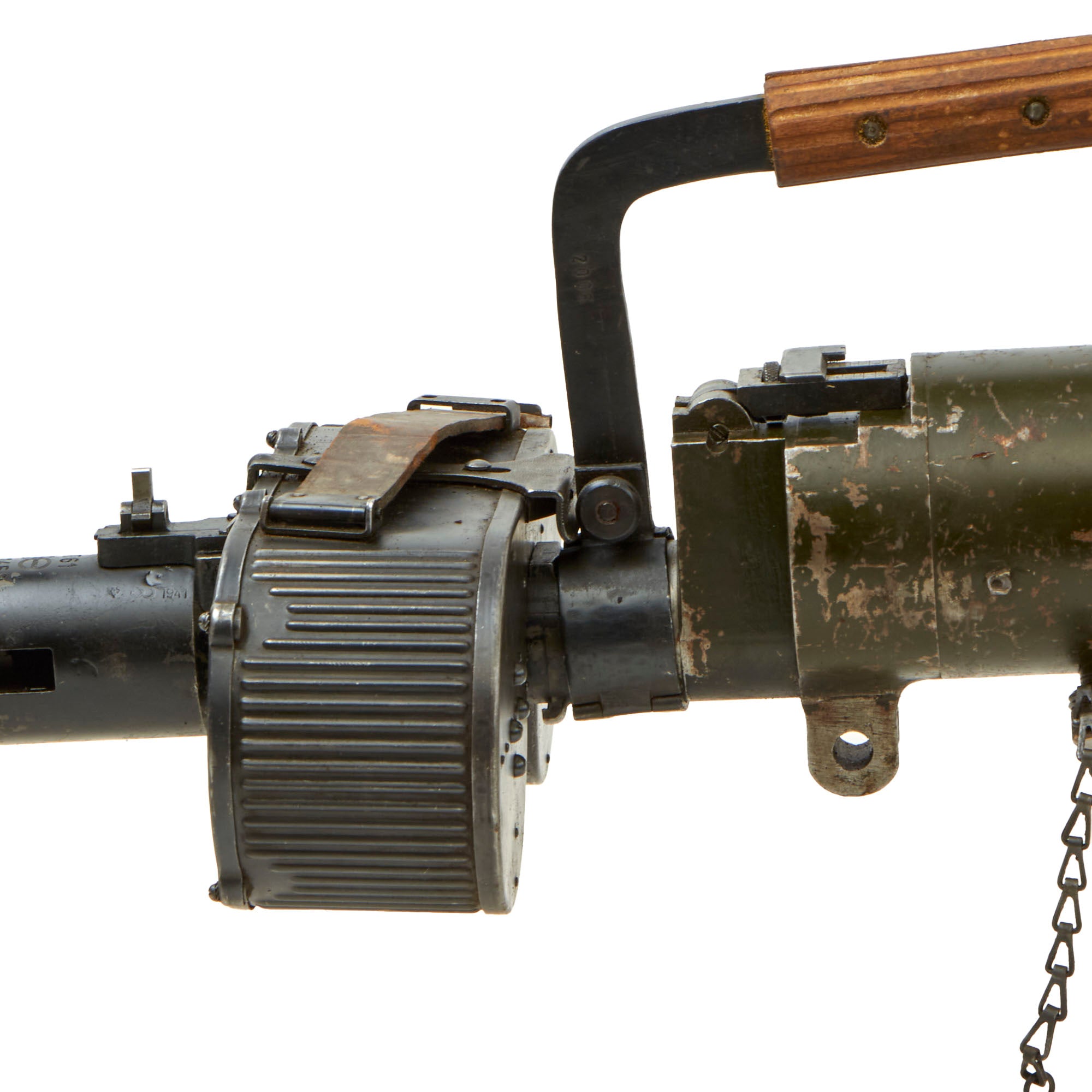 Original German WWII Rheinmetall ST-61 MG 15 Water Cooled Display Gun ...