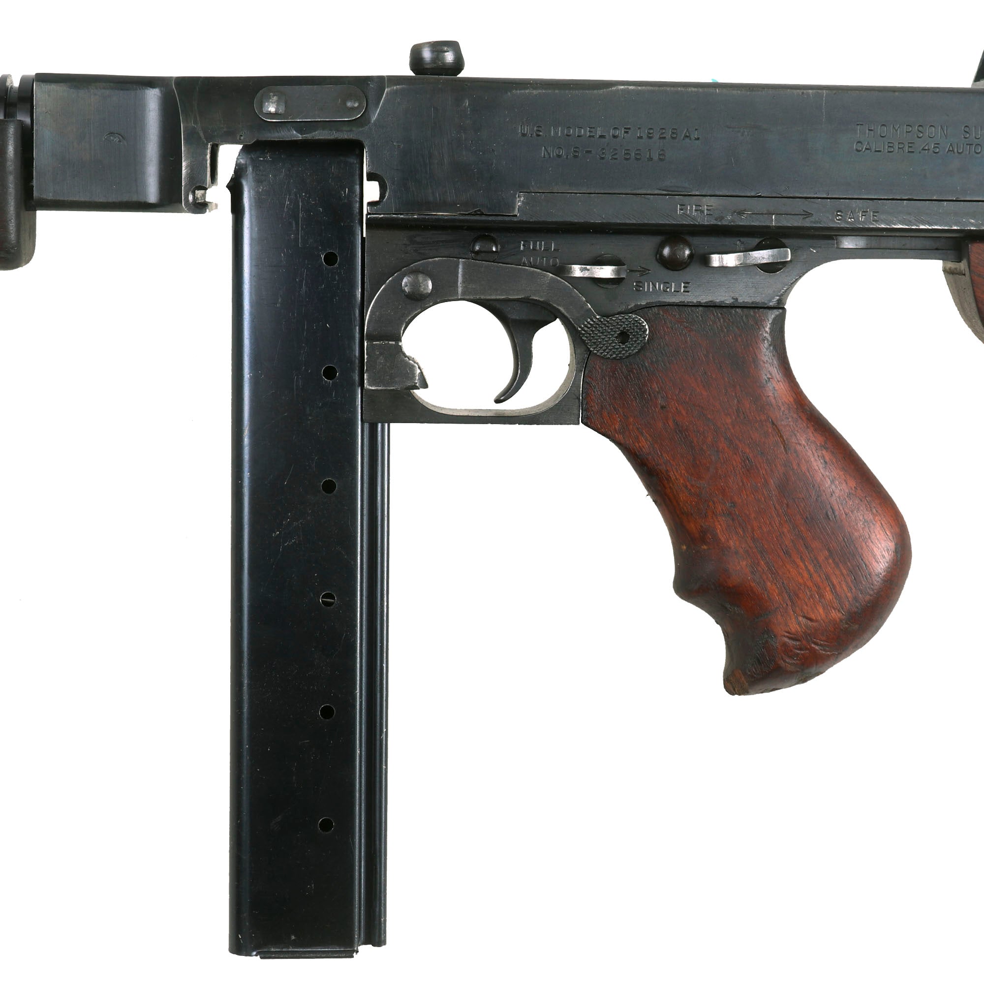 Original U.S. WWII Thompson M1928A1 Display Submachine Gun Serial NO.S ...