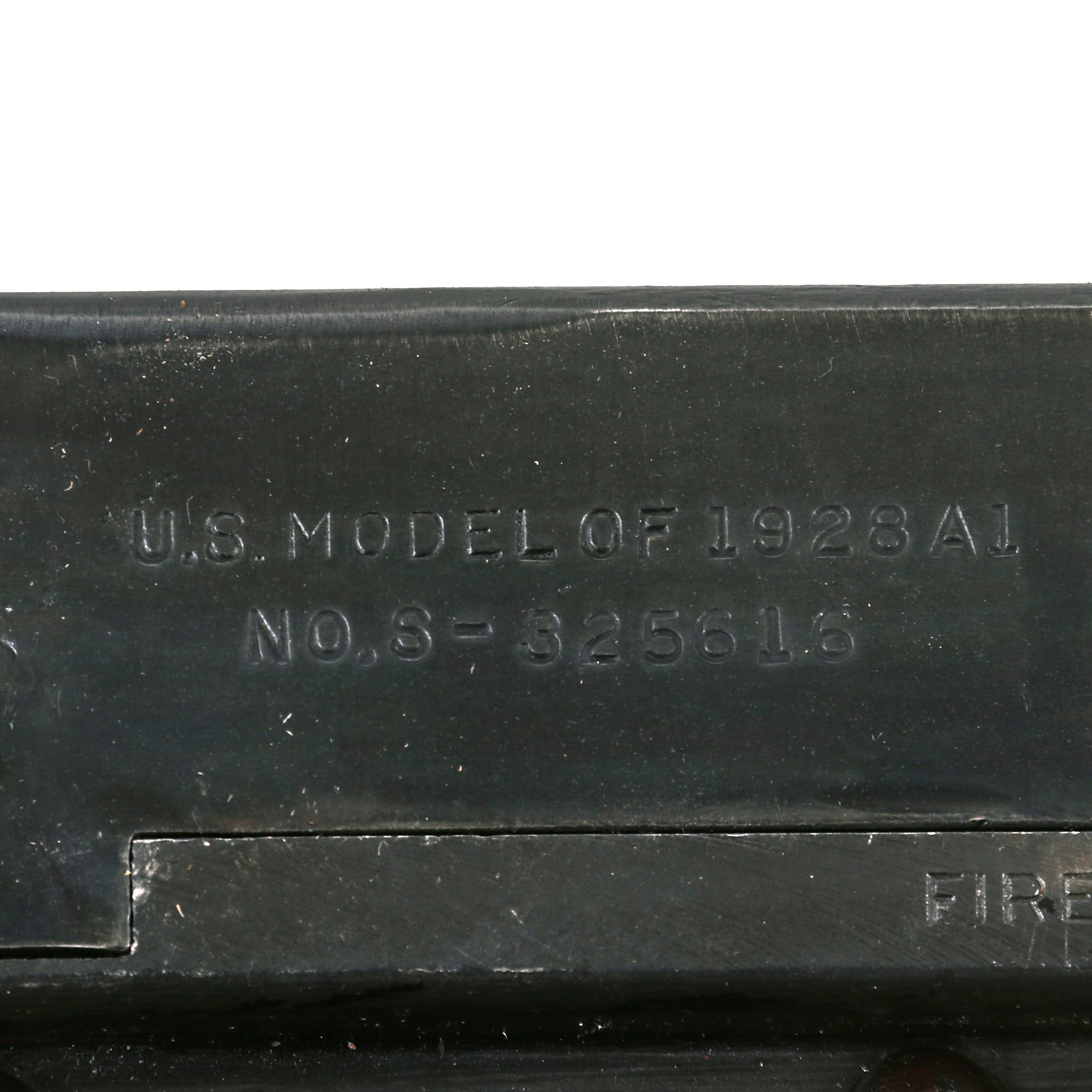 Original U.S. WWII Thompson M1928A1 Display Submachine Gun Serial NO.S ...