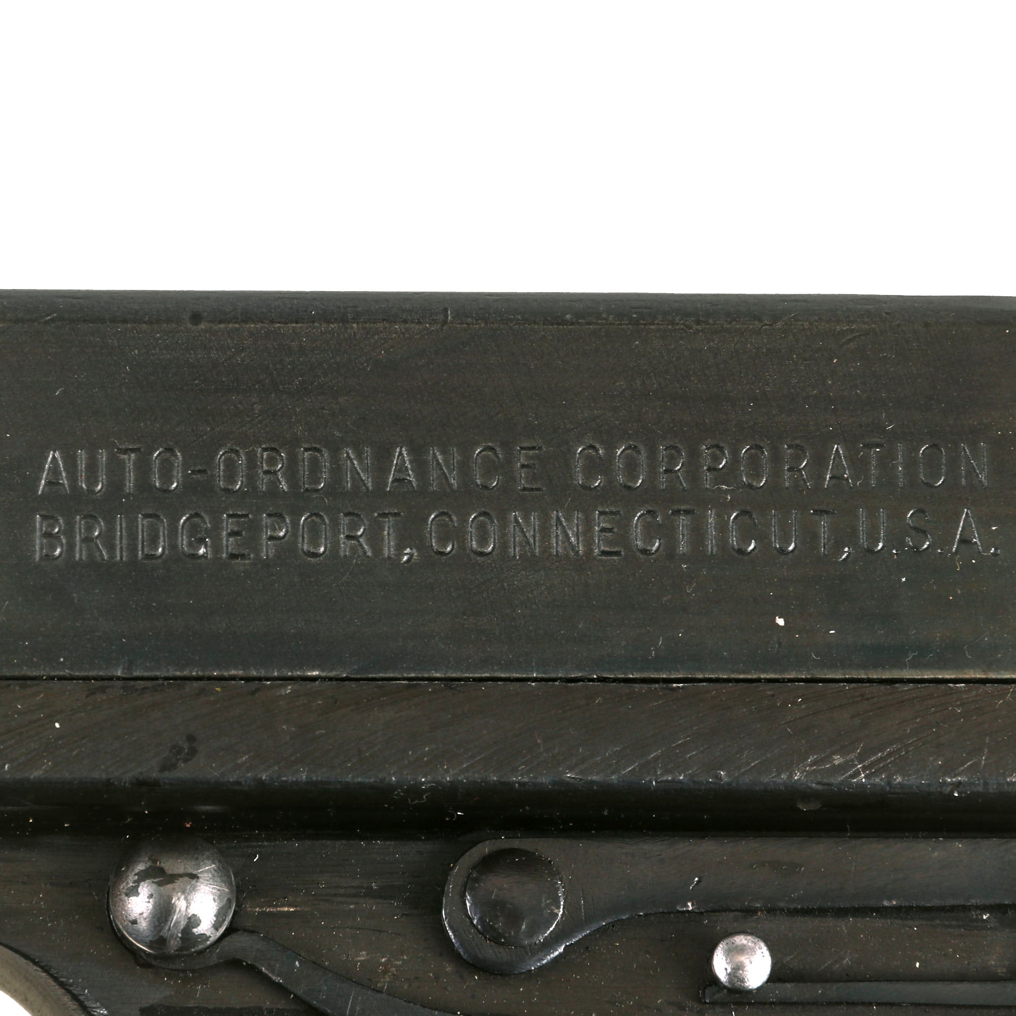 Original U.S. WWII Thompson M1928A1 Display Submachine Gun Serial NO.S ...