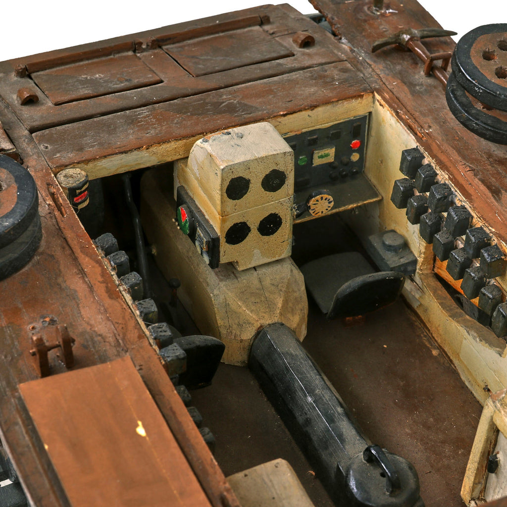 Original German WWII Wyoming POW Made Pz.Kpfw IV "Panzer IV" Tank Intr ...