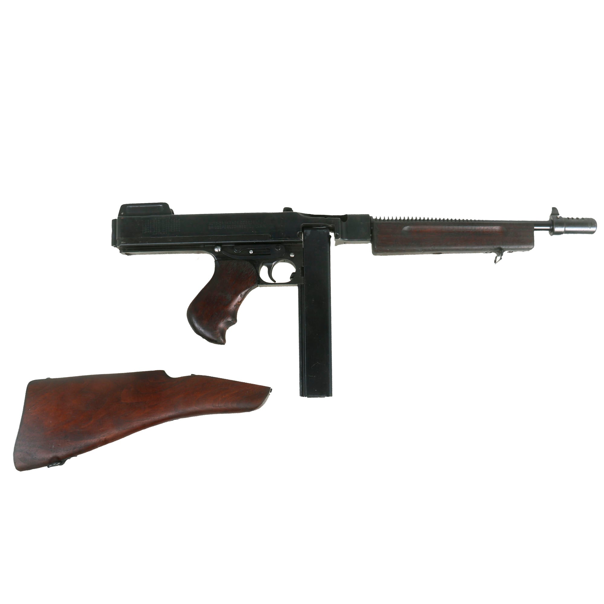 Original U.S. WWII Thompson M1928A1 Display Submachine Gun Serial NO.S ...