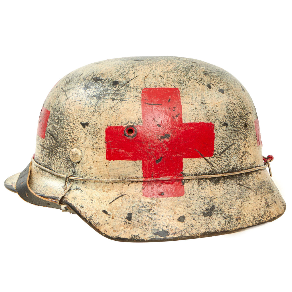 Original German WWII M40 Refurbished SS Ardennes Winter Medic Sanität ...